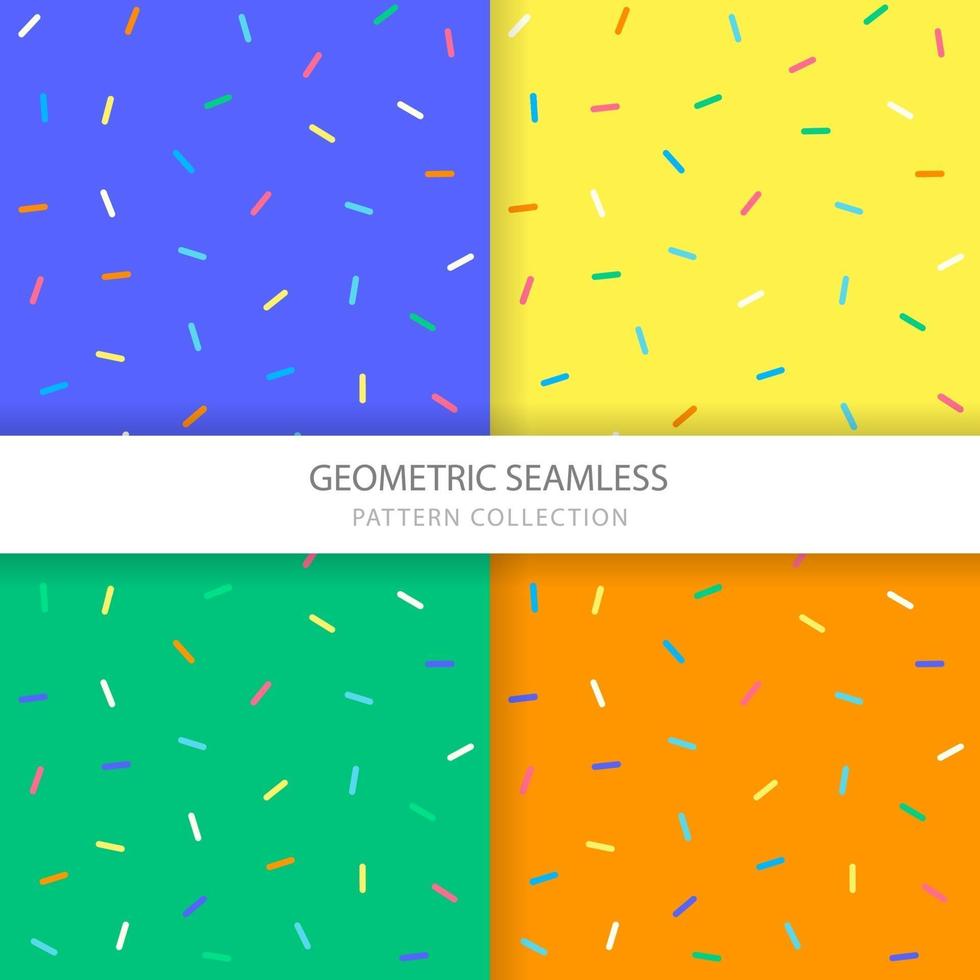 Colorful lines seamless pattern collection 2301175 Vector Art at Vecteezy