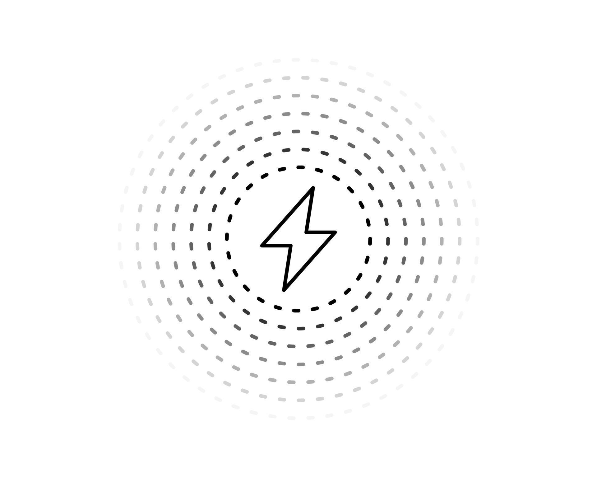 Wireless Charging Icon Trendy Modern Flat Linear Vector Wireless Charging Icon On White