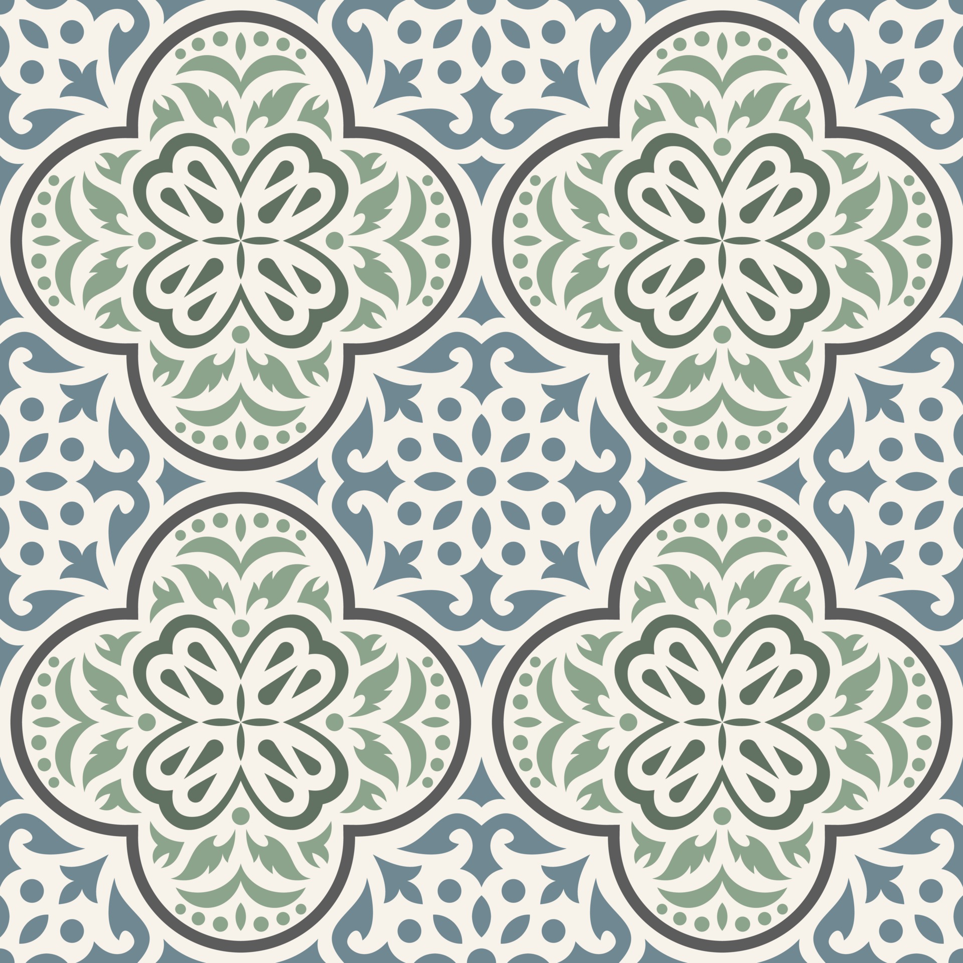 Seamless classic tile pattern. ornamental floral background. 2303887 ...