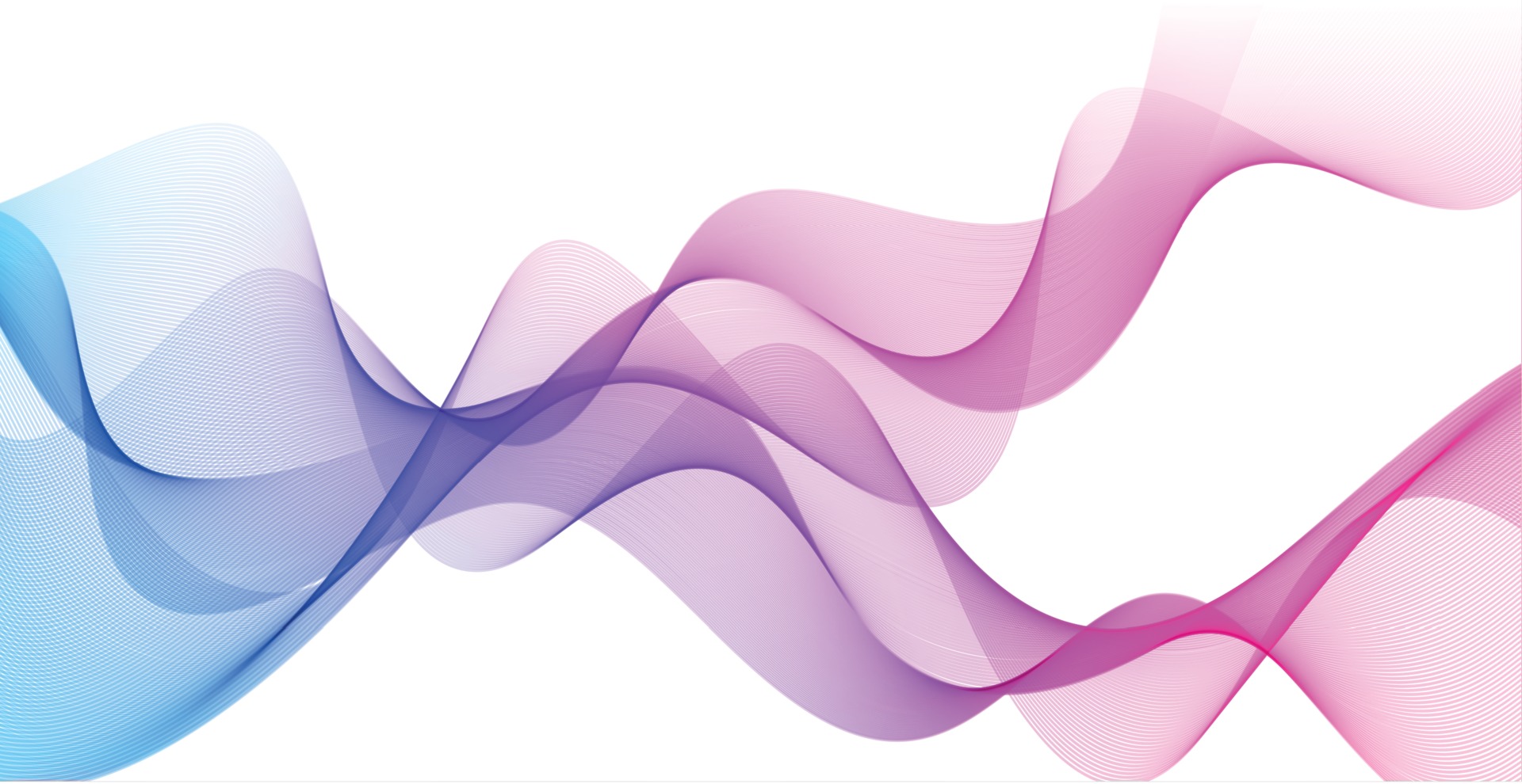 Abstract Blue Wavy Lines On White Background Vector 2303916 Vector