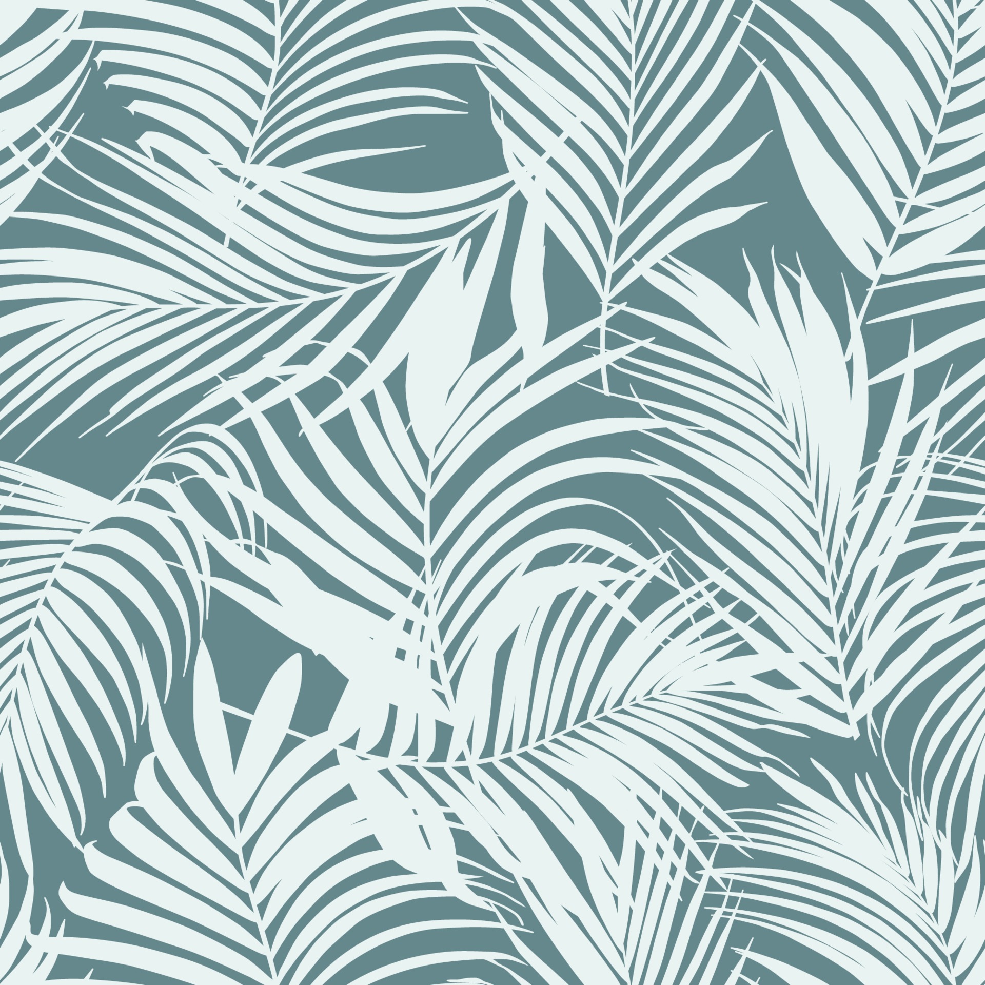 Palm Leaf Vector Seamless Pattern 2304145 Vector Art At Vecteezy