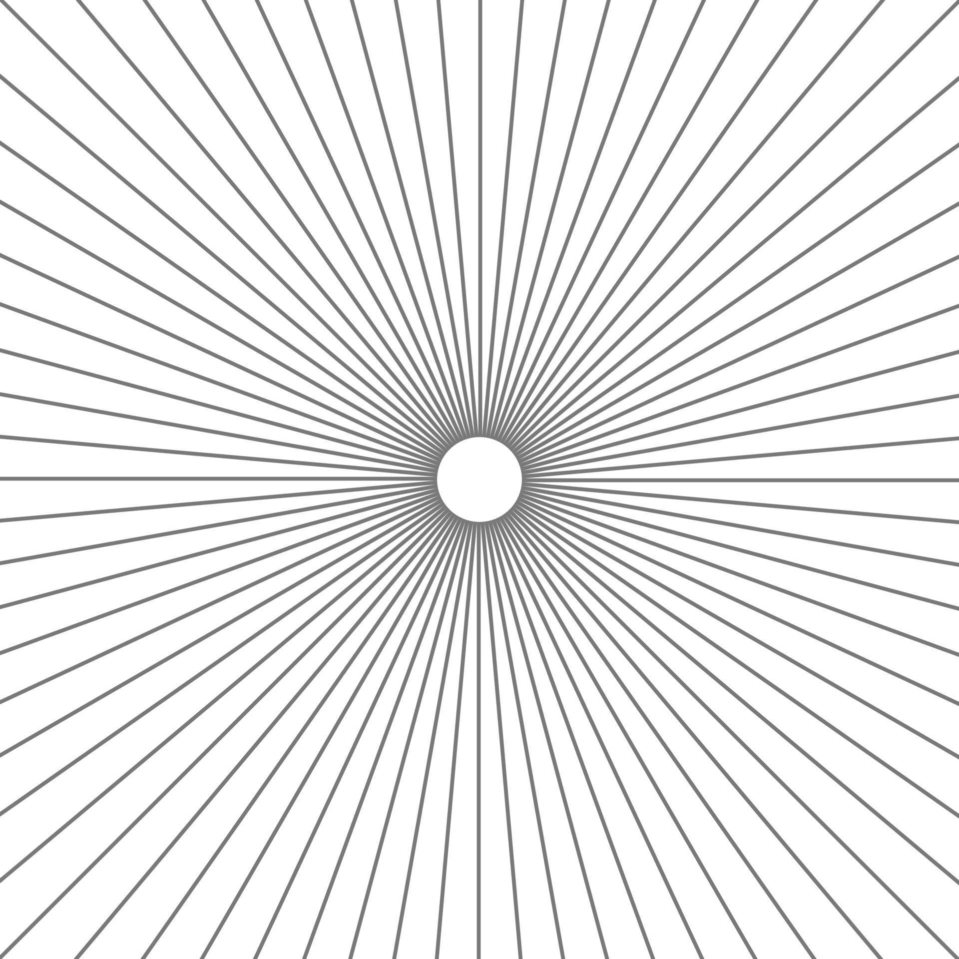 Concentric Circle Illustration For Sound Wave Abstract Circle Line Pattern Black And White