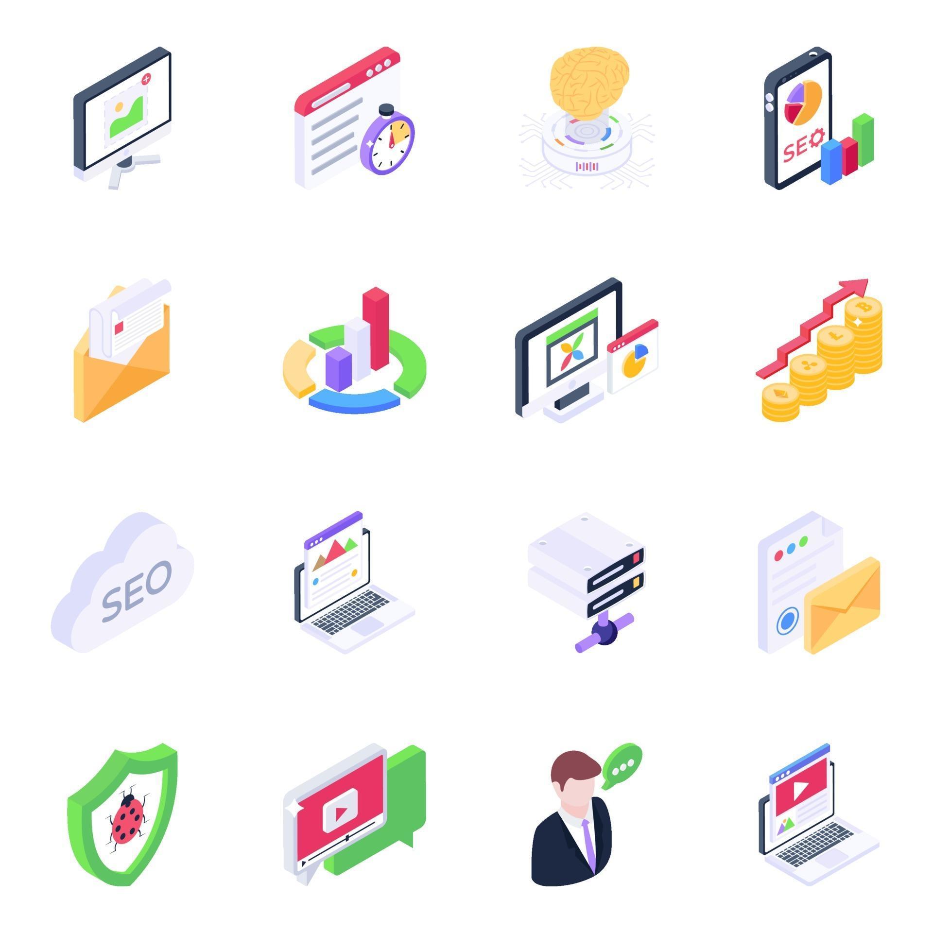 Digital Development Elements 2308007 Vector Art at Vecteezy