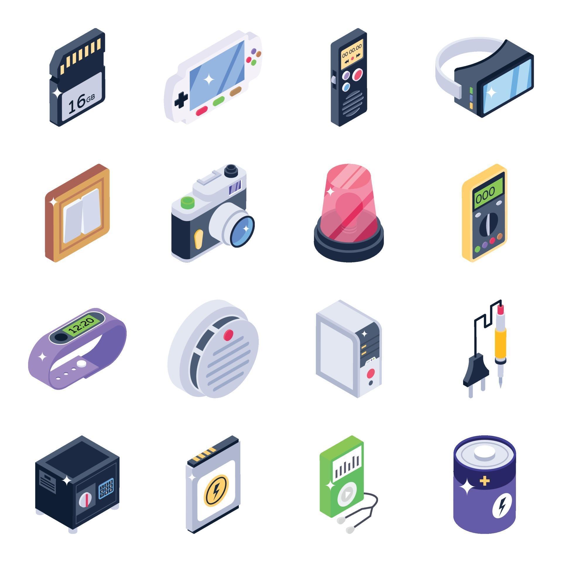 Electrical Instruments Elements 2308099 Vector Art at Vecteezy