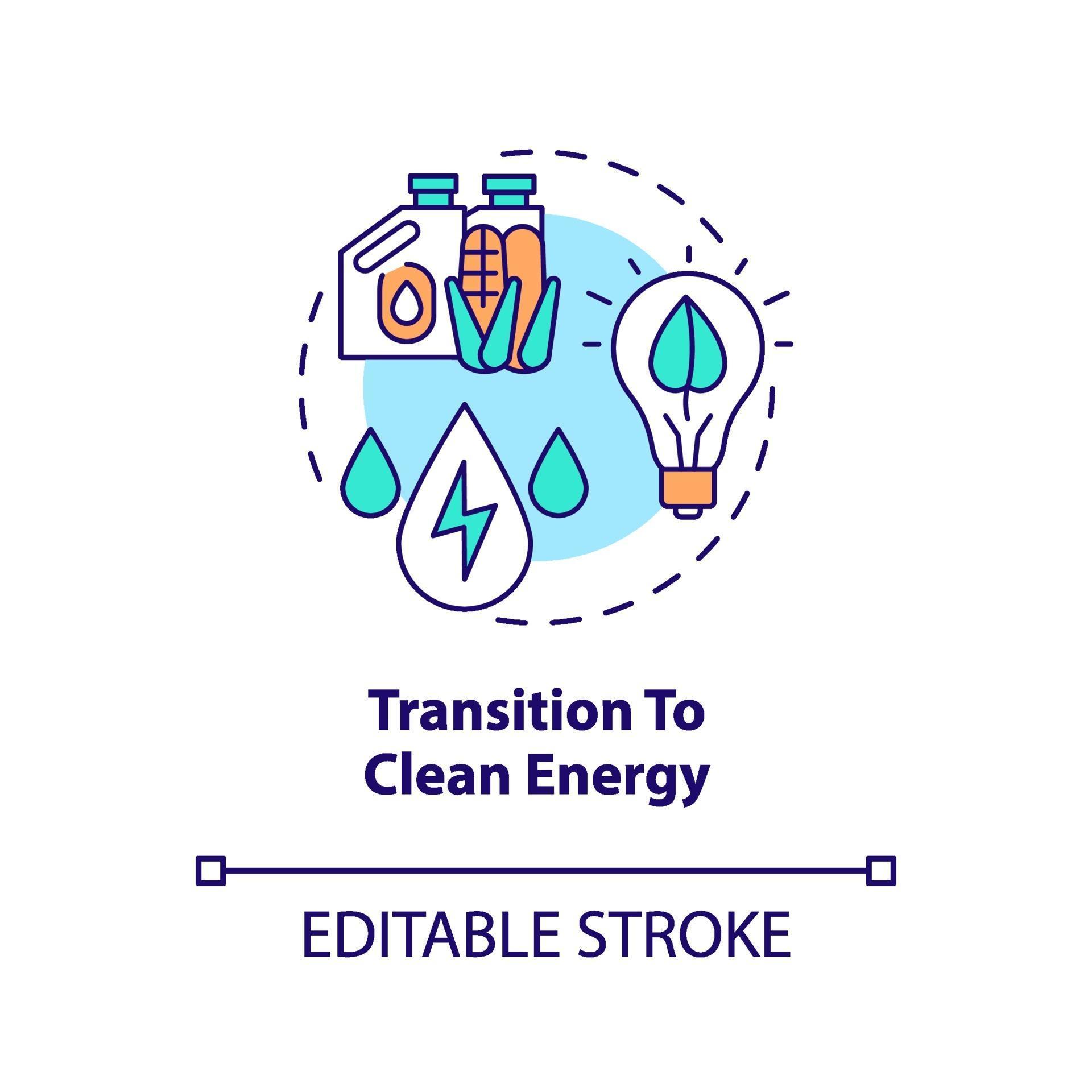 Transition to clean energy concept icon 2310595 Vector Art at Vecteezy Transition to clean energy concept icon 2310595 Vector Art at Vecteezy