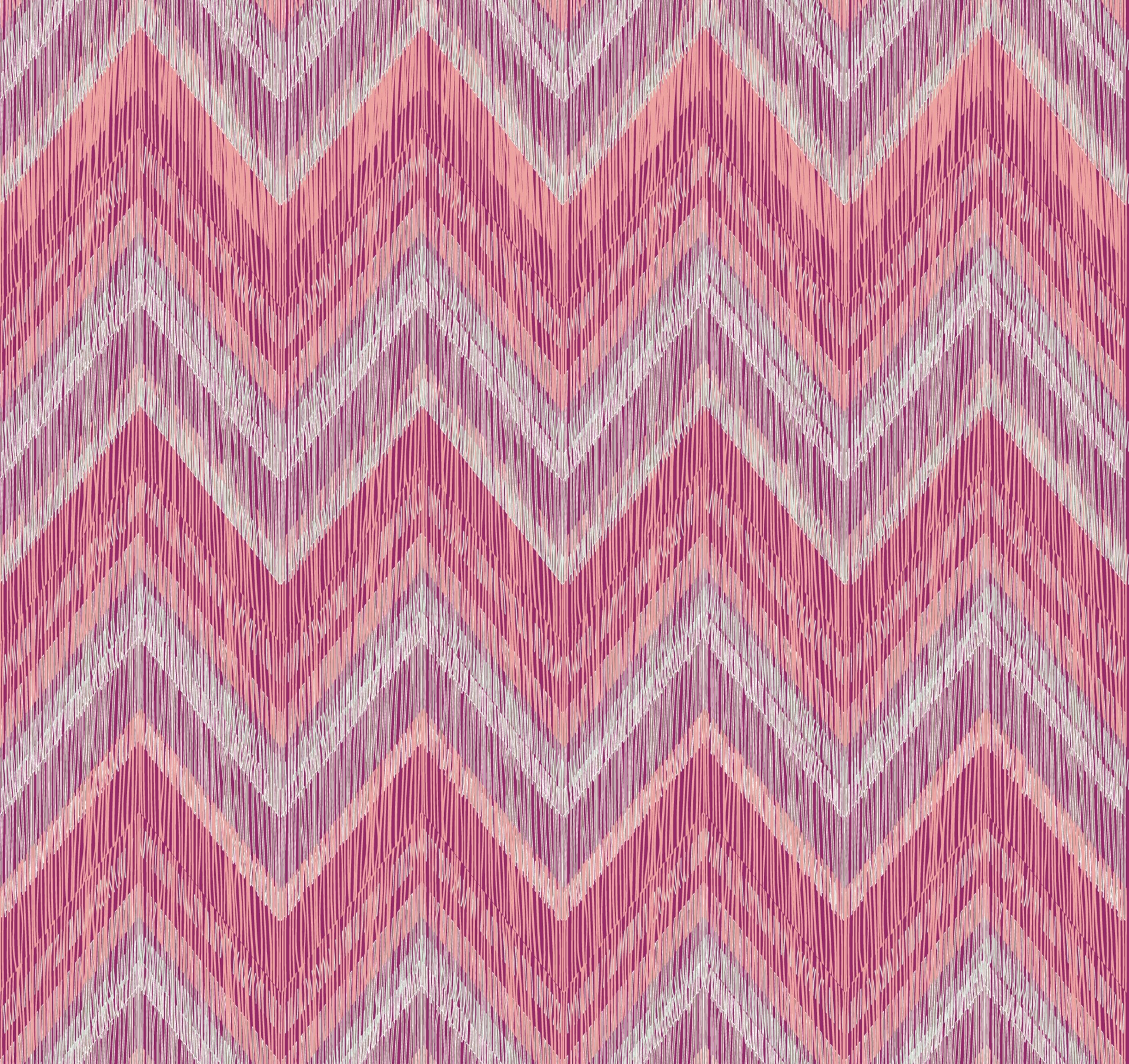 Abstract Geometric Seamless Pattern Fabric Doodle Zig Zag Line
