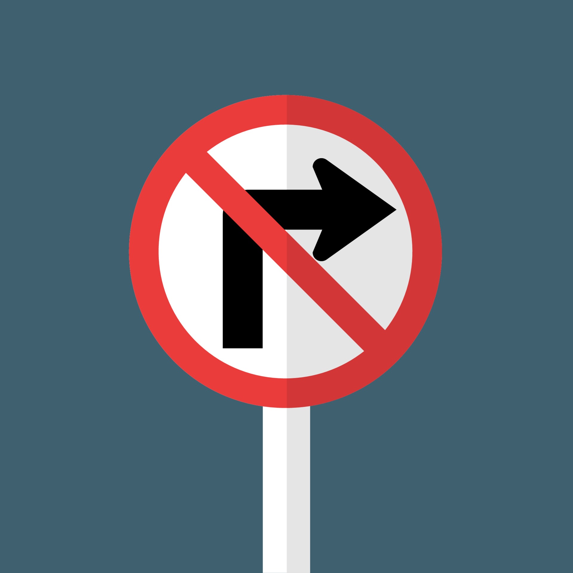 Do not turn right traffic sign 2315048 Vector Art at Vecteezy Do not turn right traffic sign 2315048 Vector Art at Vecteezy