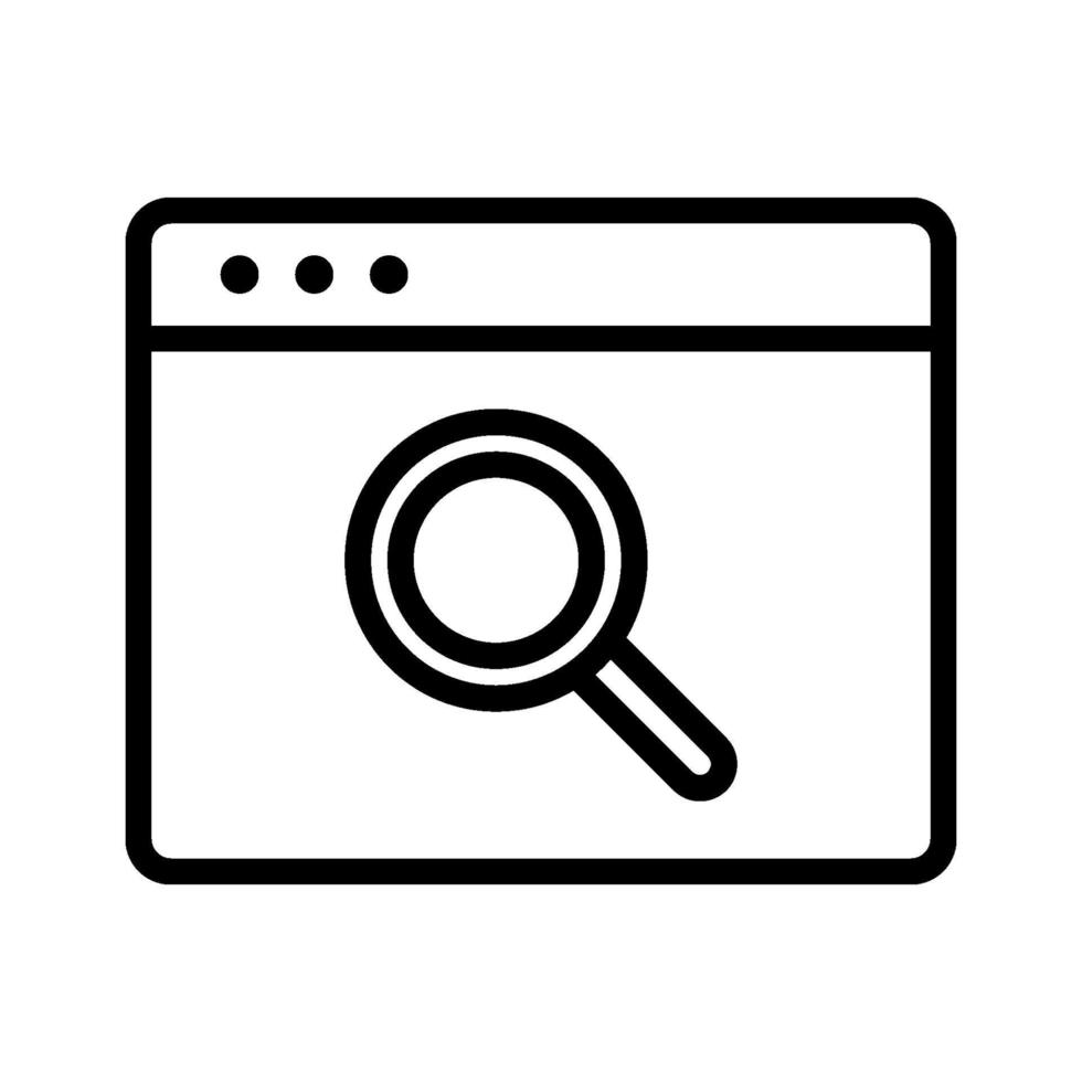 Browser Search Icon 2318243 Vector Art at Vecteezy