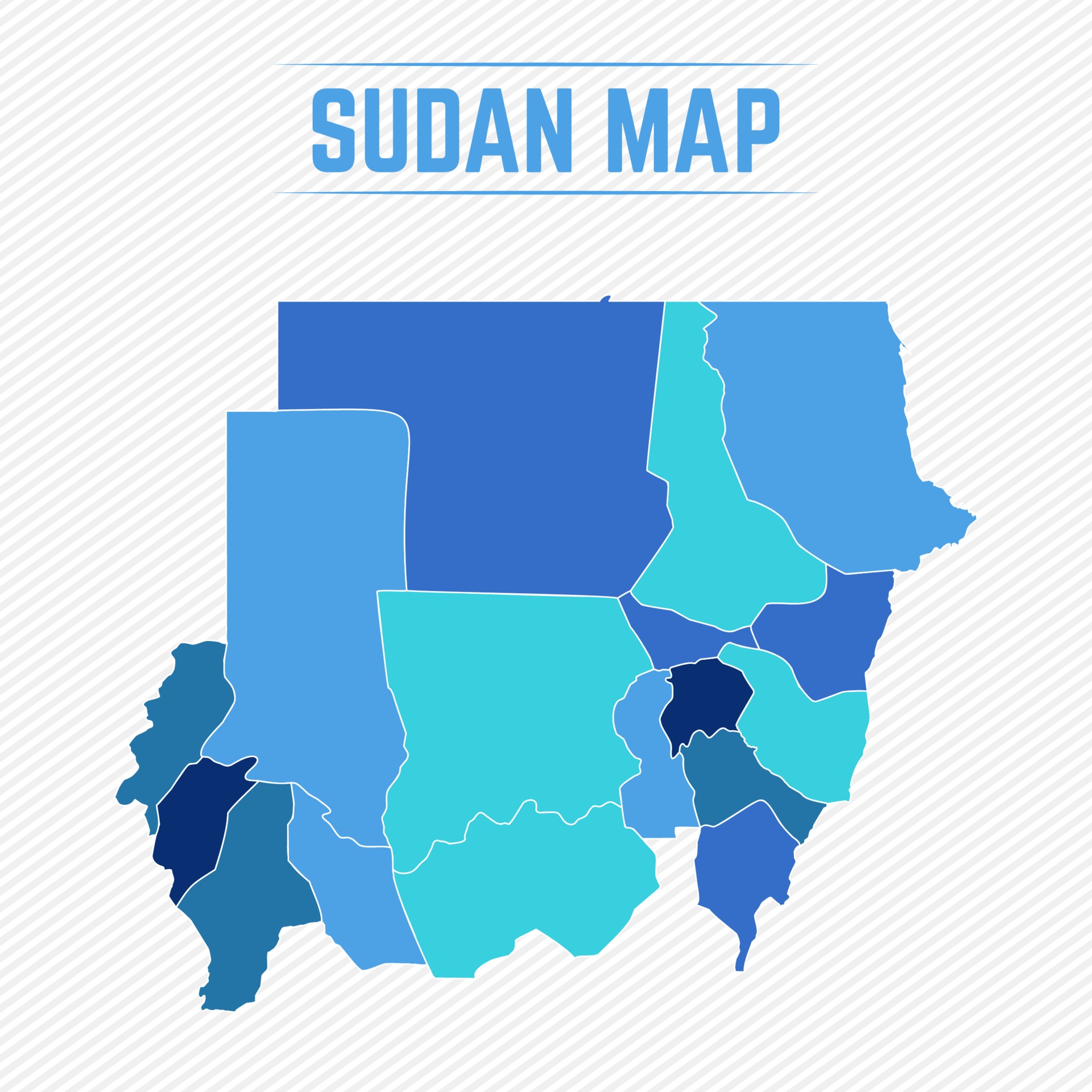 Sudan Map Vector Art, Icons, and Graphics for Free Download