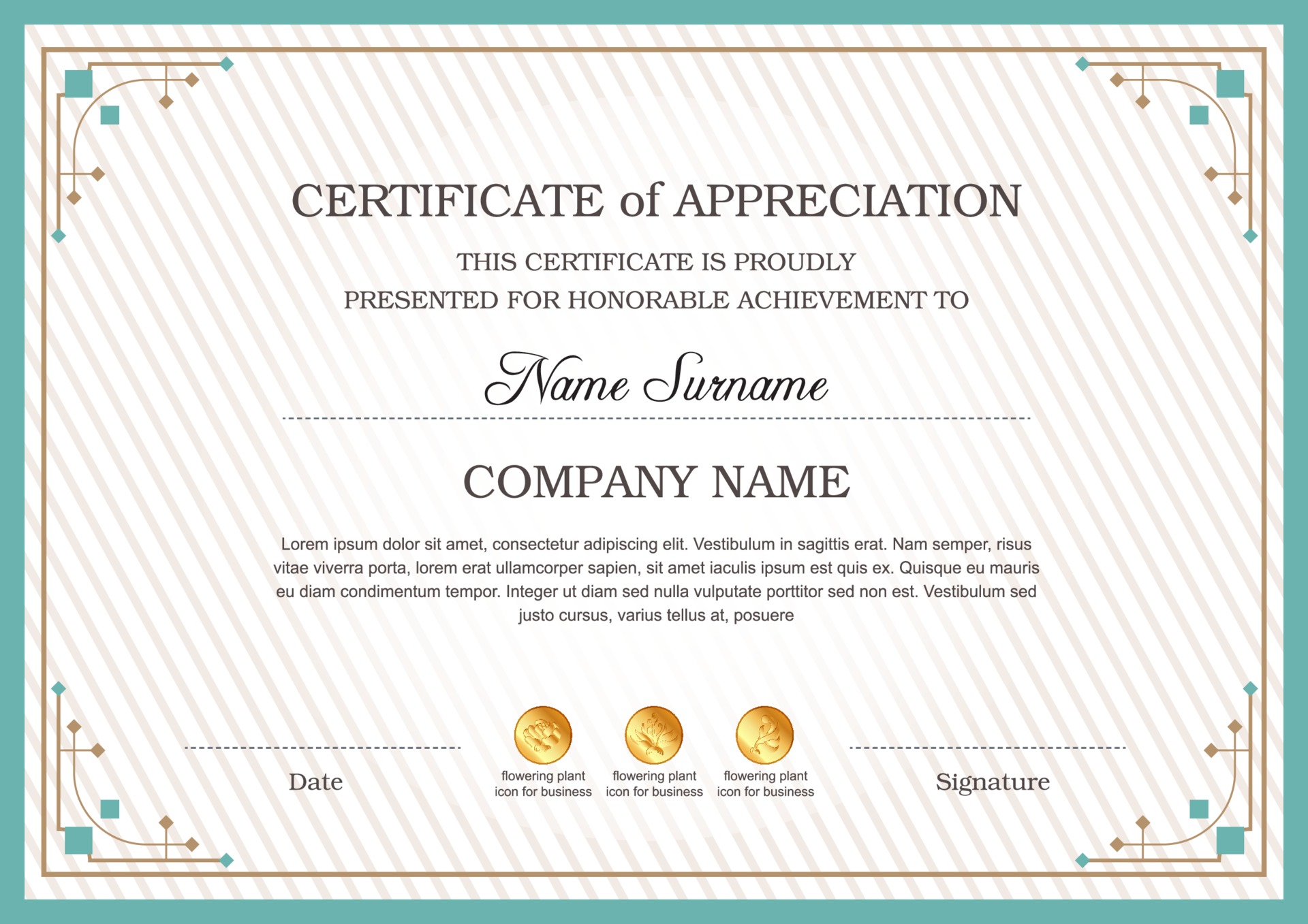 Certificate Of Appreciation Template Multipurpose Certificate Border certificate-of-appreciation-template-multipurpose-certificate-border