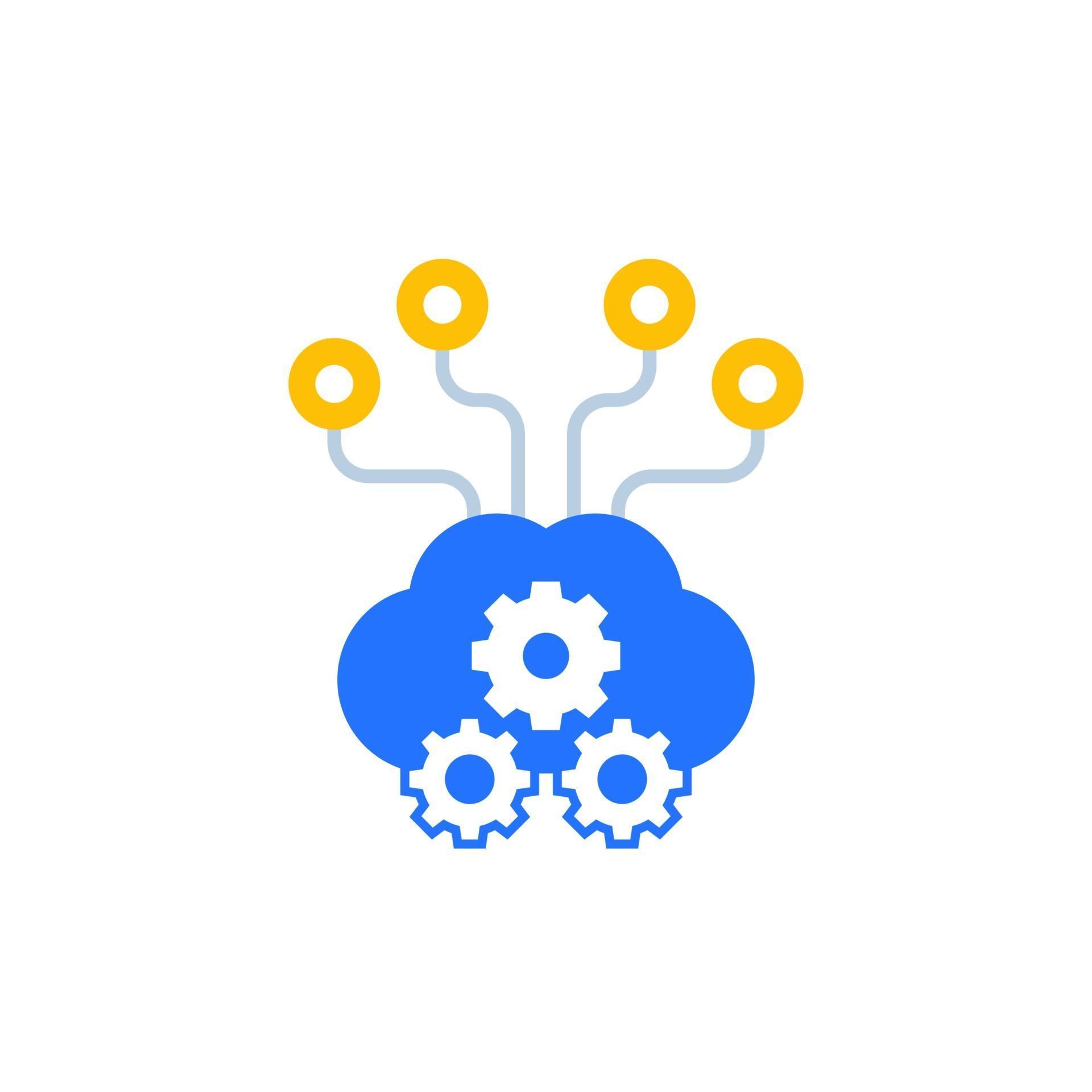 Edge computing icon for web, vector 2326428 Vector Art at Vecteezy