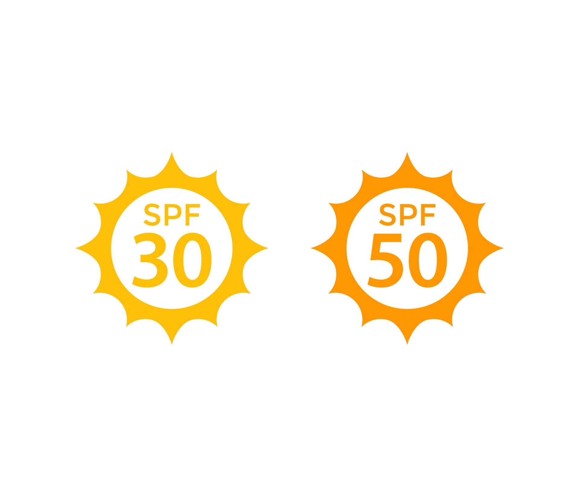 spf 30, 50, sun, UV protection, vector 2331545 Vector Art at Vecteezy