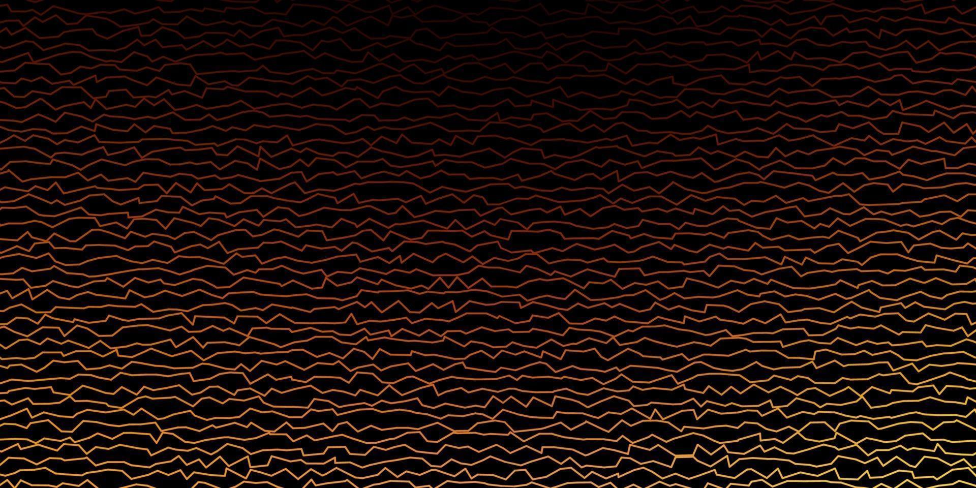 Dark Orange Vector Pattern With Wry Lines 2332732 Vector Art At Vecteezy