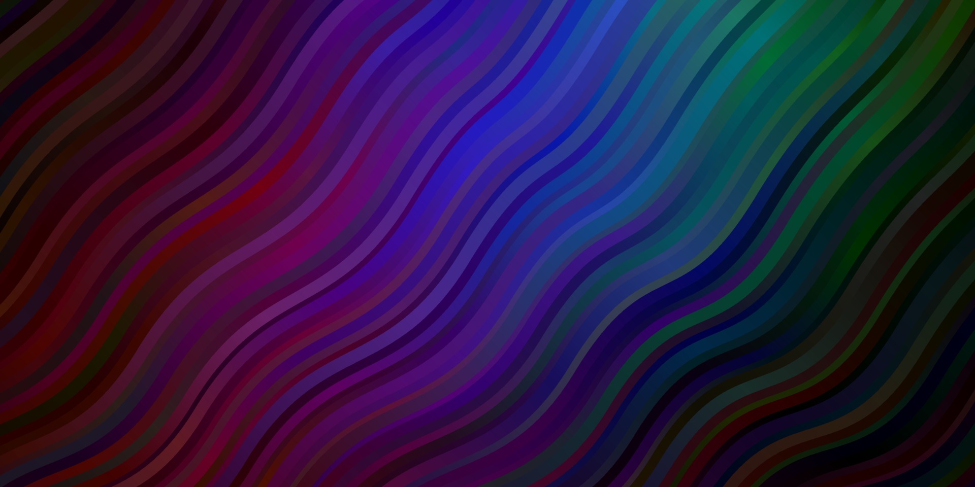 Dark Multicolor Vector Background With Wry Lines 2335804 Vector Art At Vecteezy