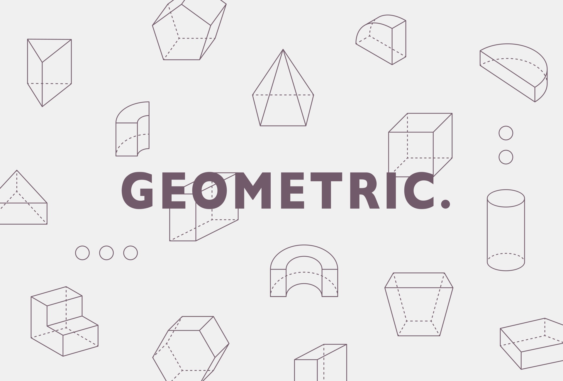 Simple 3d Geometric Shapes