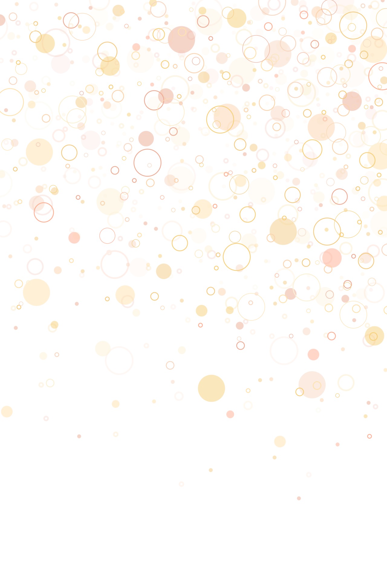 Abstract circle design background of various sizes scattered freely ...