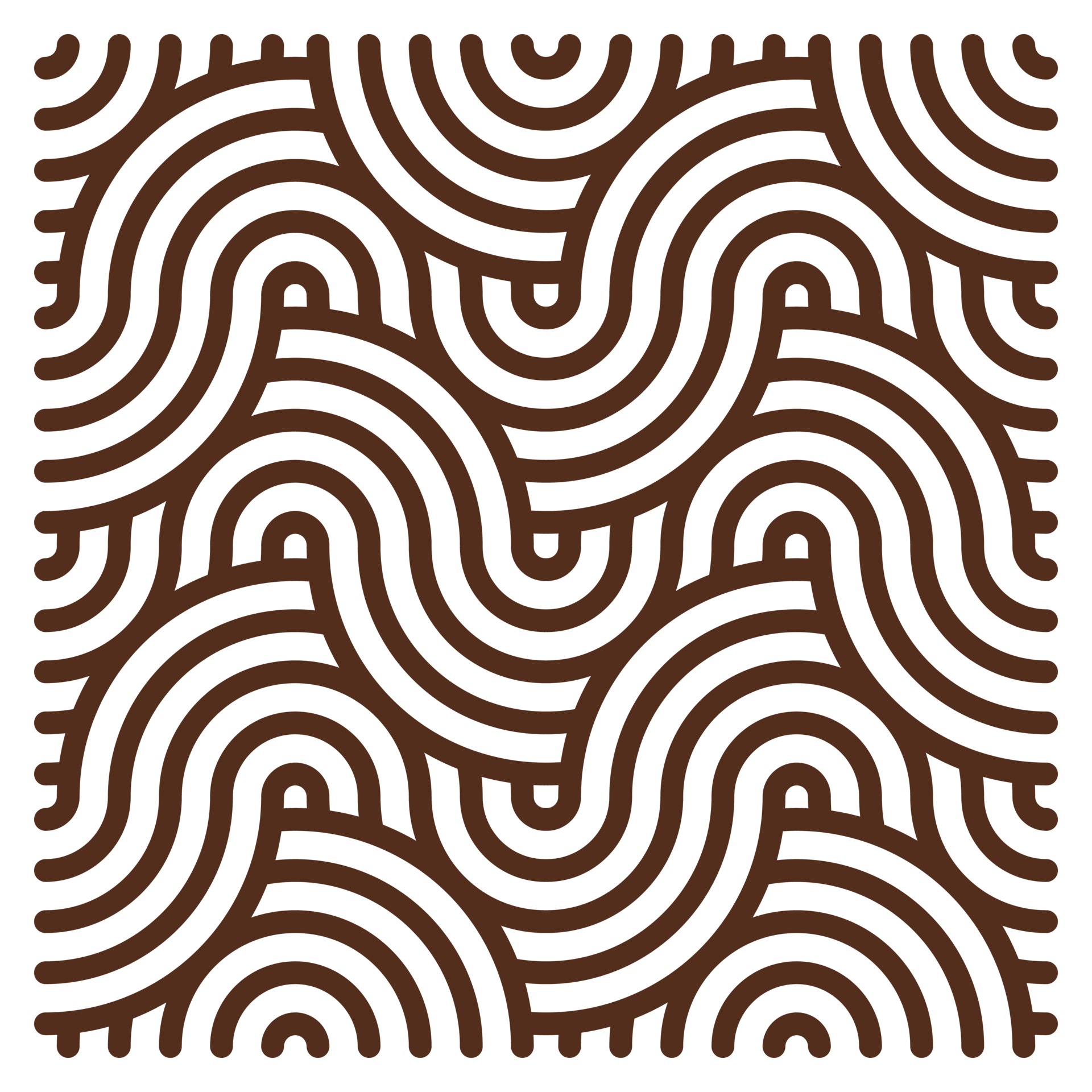 Symmetric Circular Geometric Repeat Seamless Abstract Pattern For Print