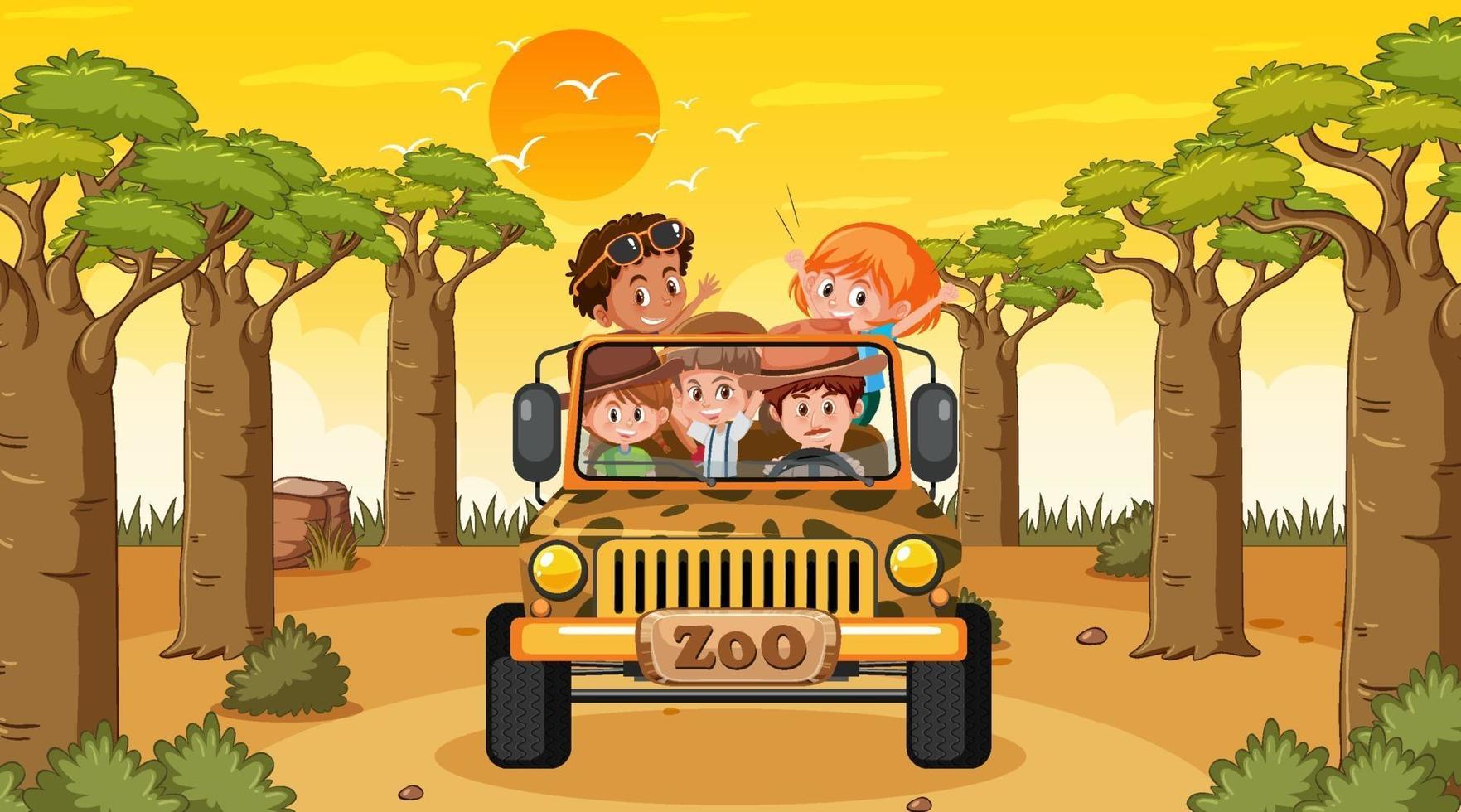 Jungle Jeep Clip Art Free