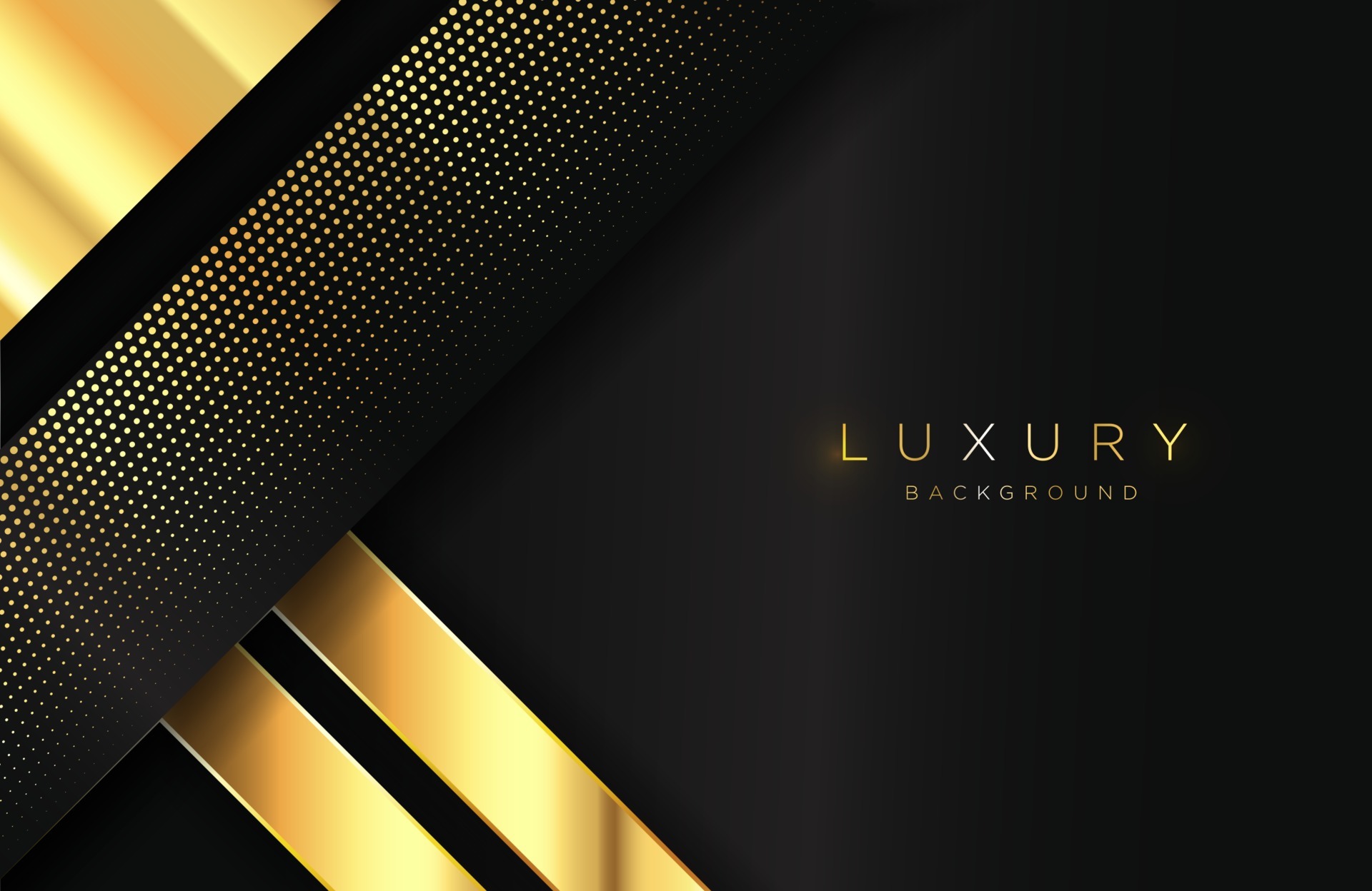 Geometric 3d Background With Glossy Gold Element Vector Geometric Illustration Of Golden Shapes