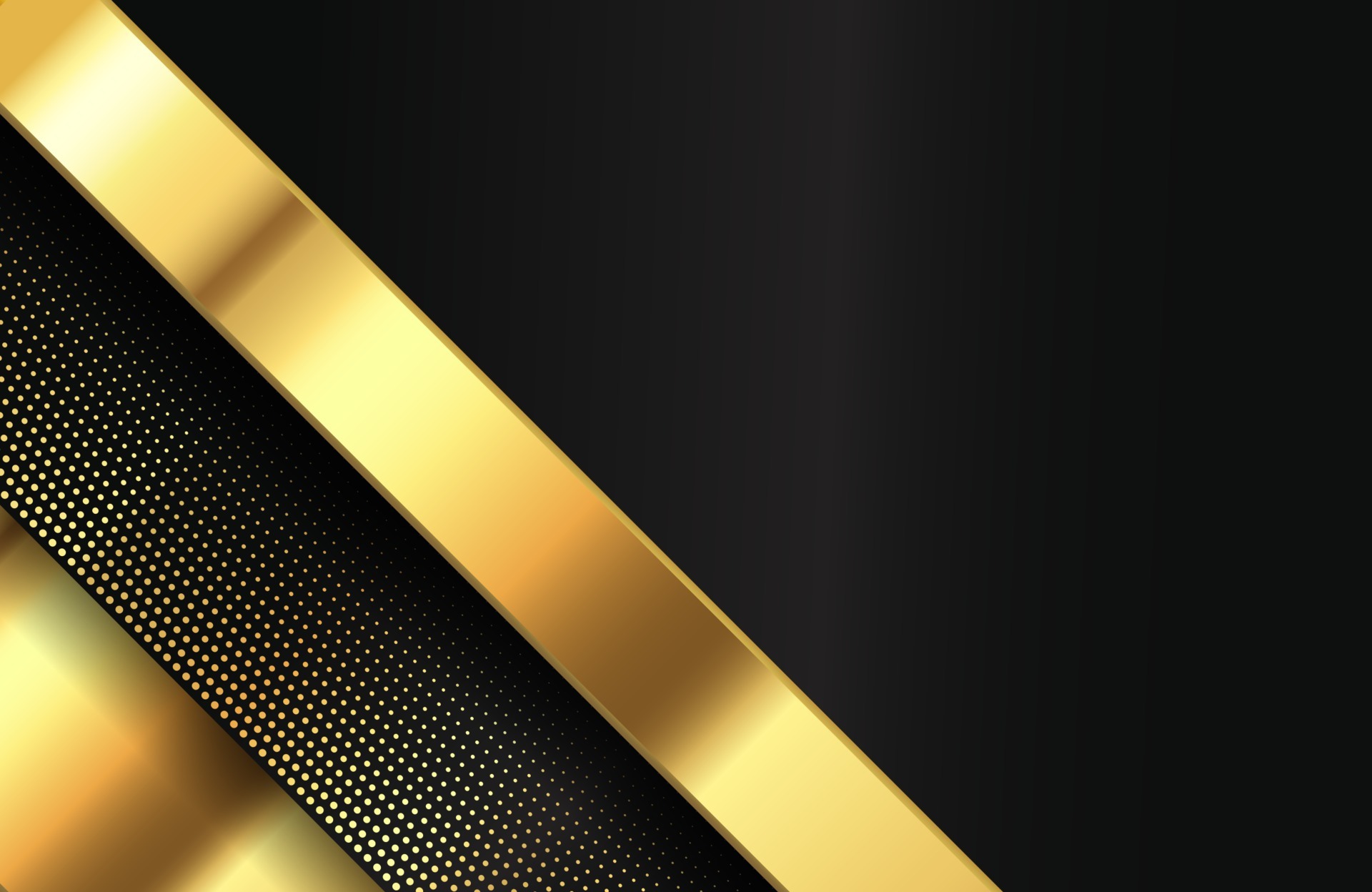 Geometric 3d Background With Glossy Gold Element Vector Geometric Illustration Of Golden Shapes