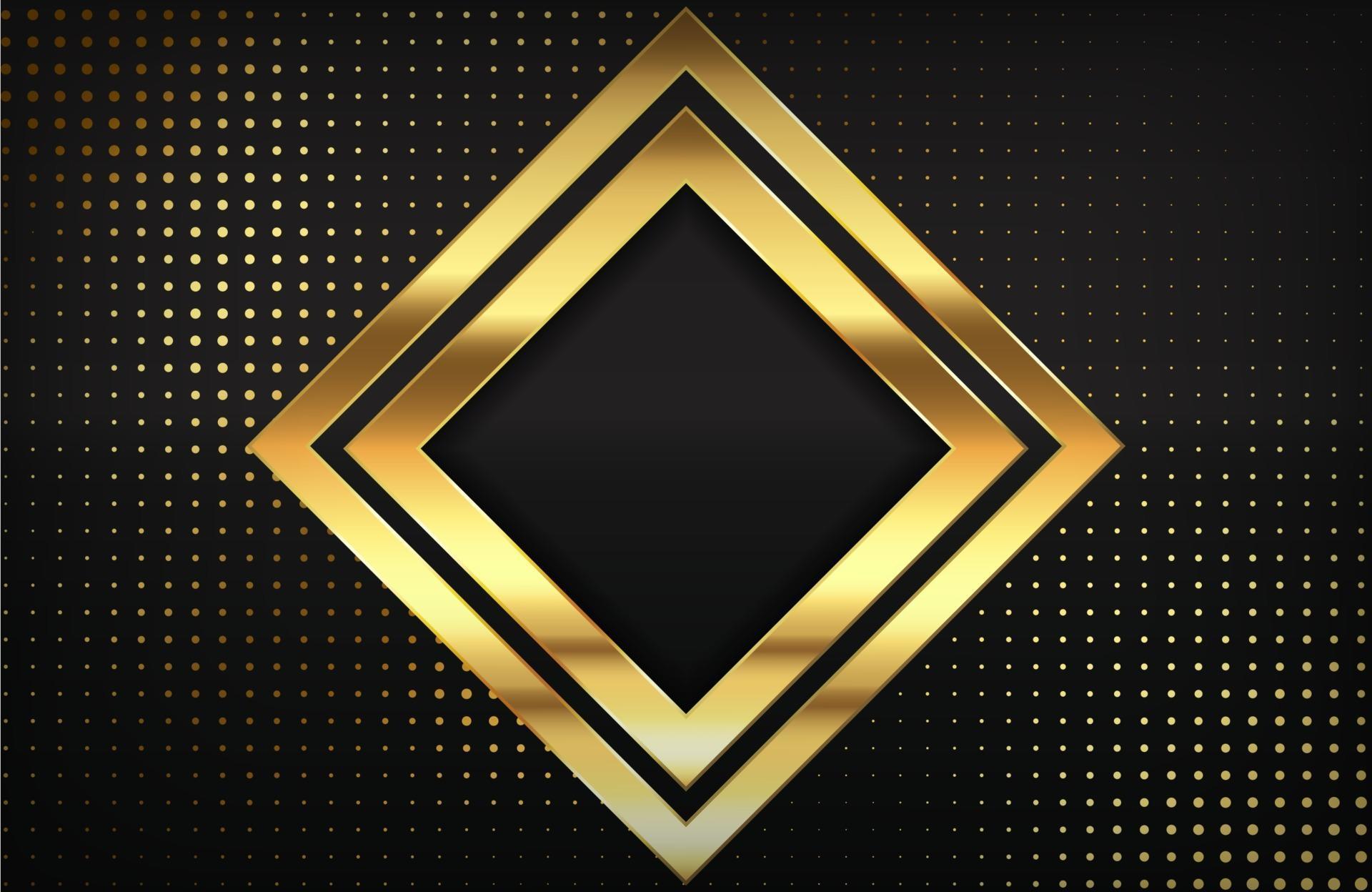 Geometric 3d background with glossy gold element Vector geometric ... Geometric 3d background with glossy gold element Vector geometric ...