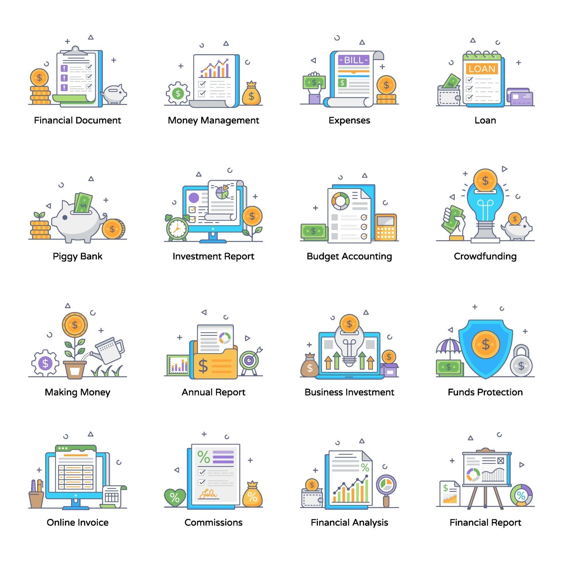 Financial Management Flat 2380319 Vector Art at Vecteezy