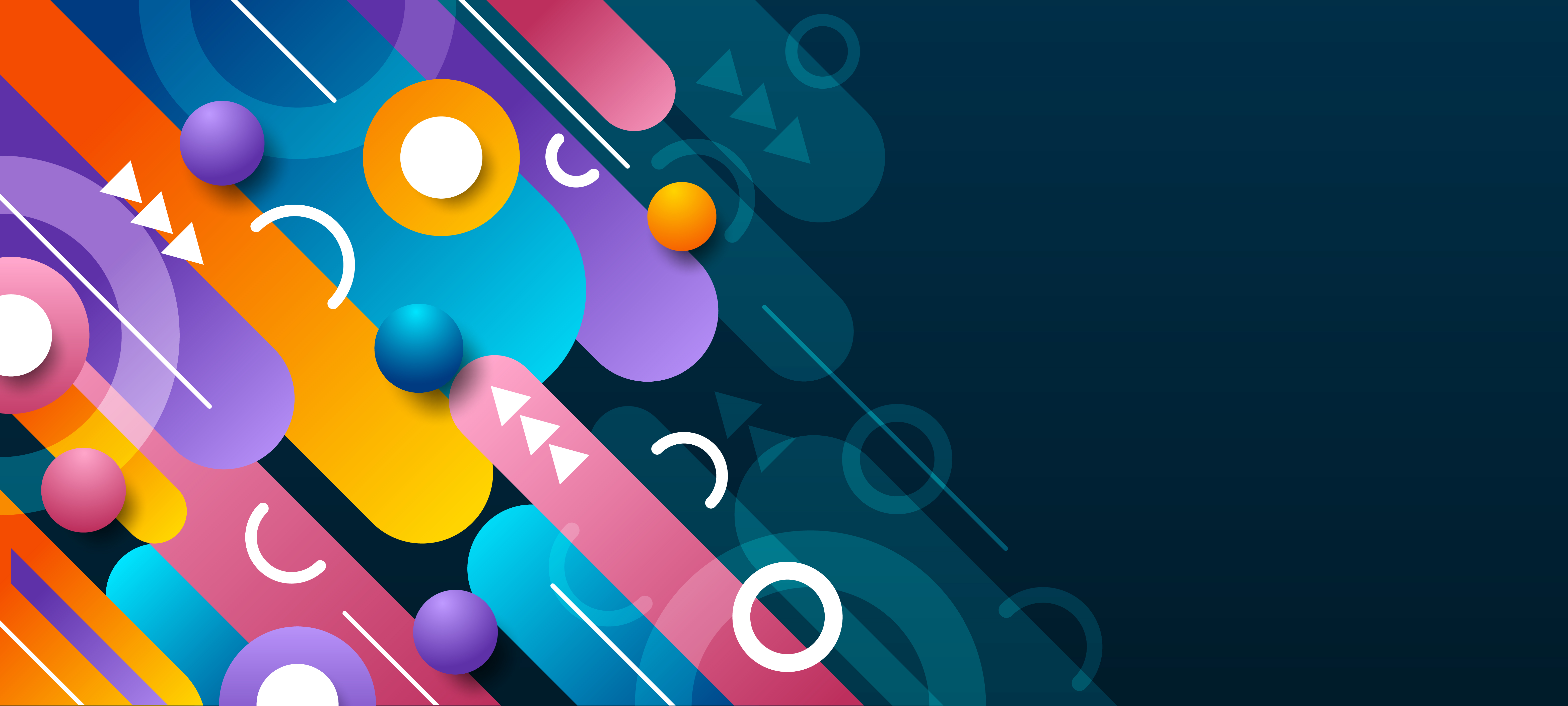 Shapes Abstract Colorful Background 2381151 Vector Art at Vecteezy