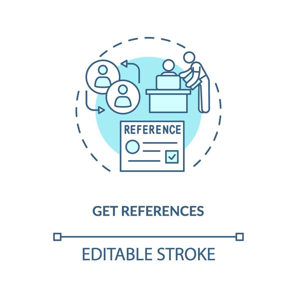 Get references concept icon 2389255 Vector Art at Vecteezy