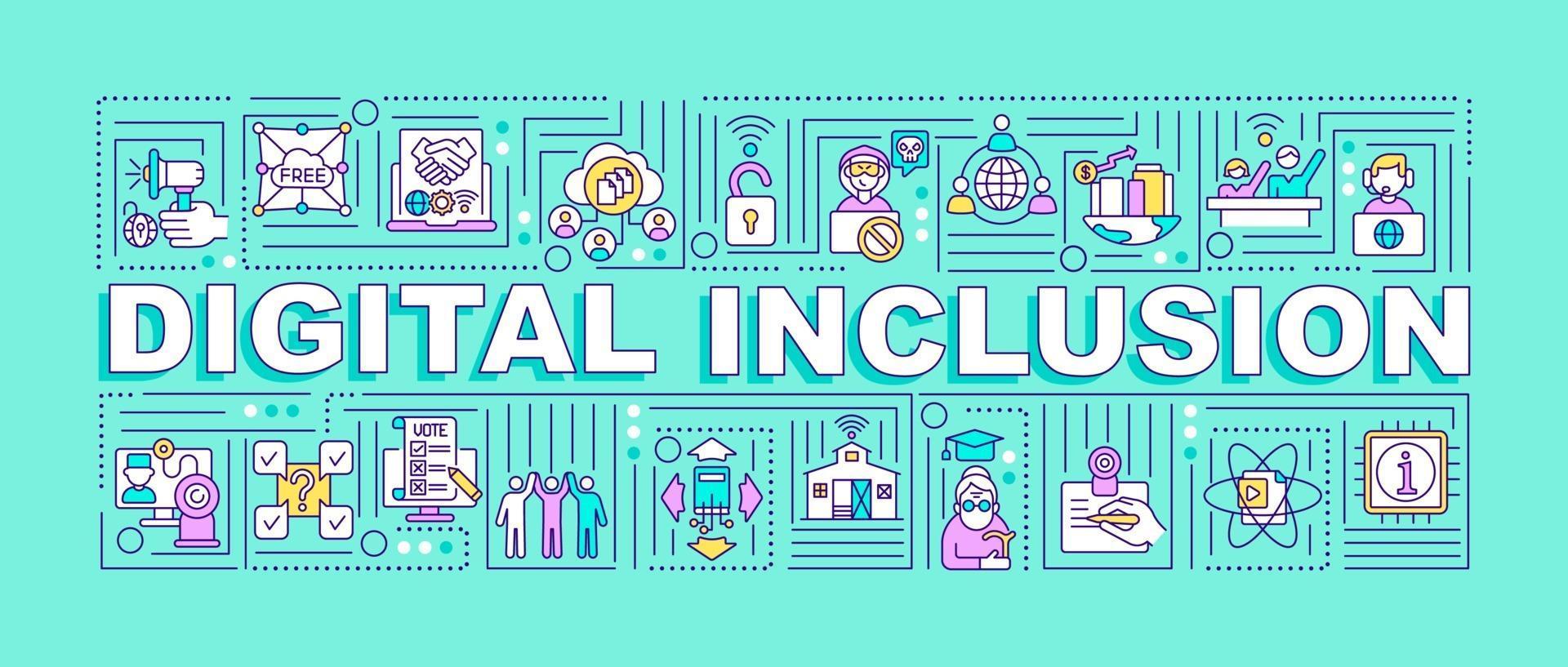 Digital inclusion word concepts banner 2389281 Vector Art at Vecteezy Digital inclusion word concepts banner 2389281 Vector Art at Vecteezy