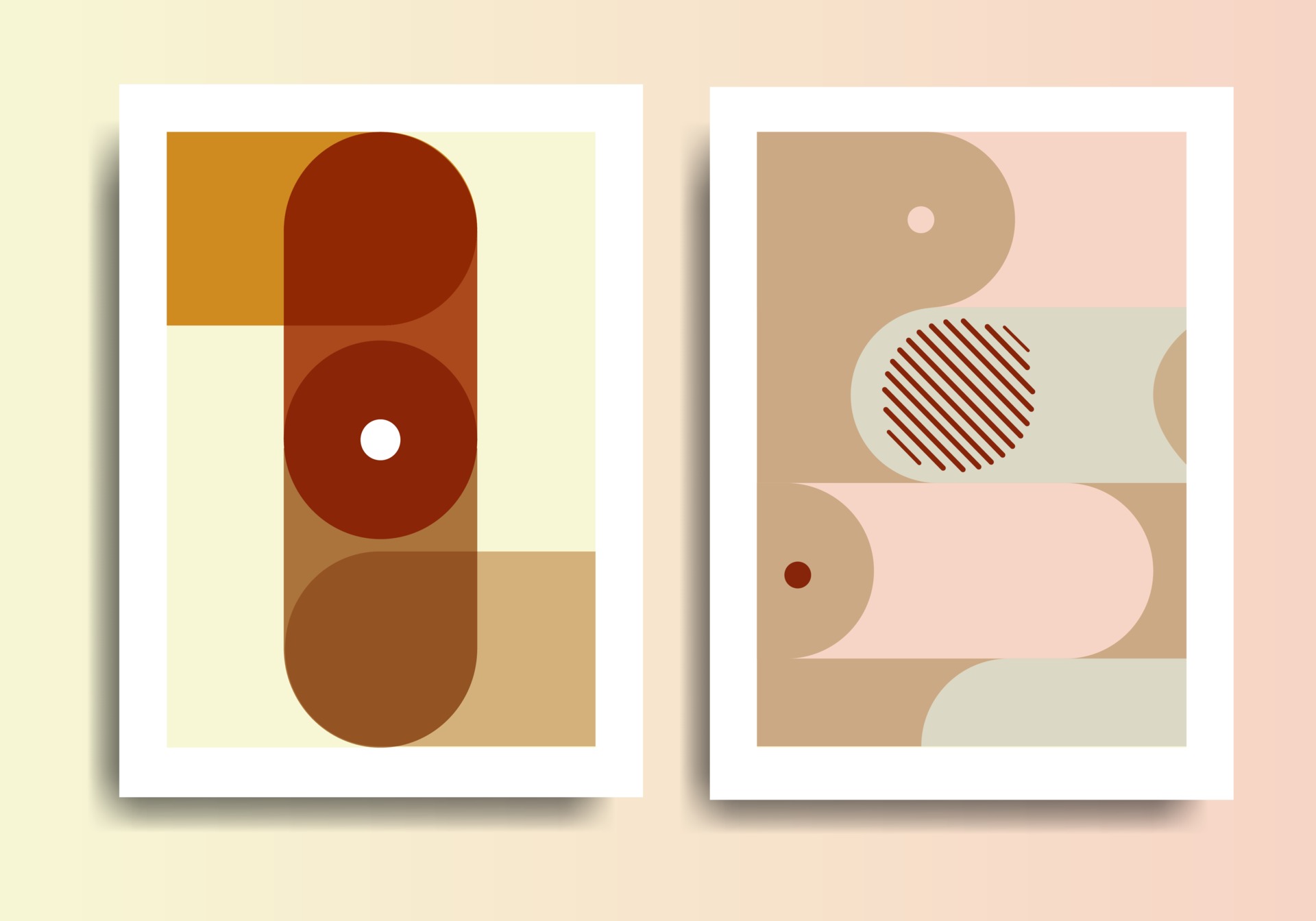 Design Abstract Modern Geometric Vector Graphic Design Set 2393292 ...