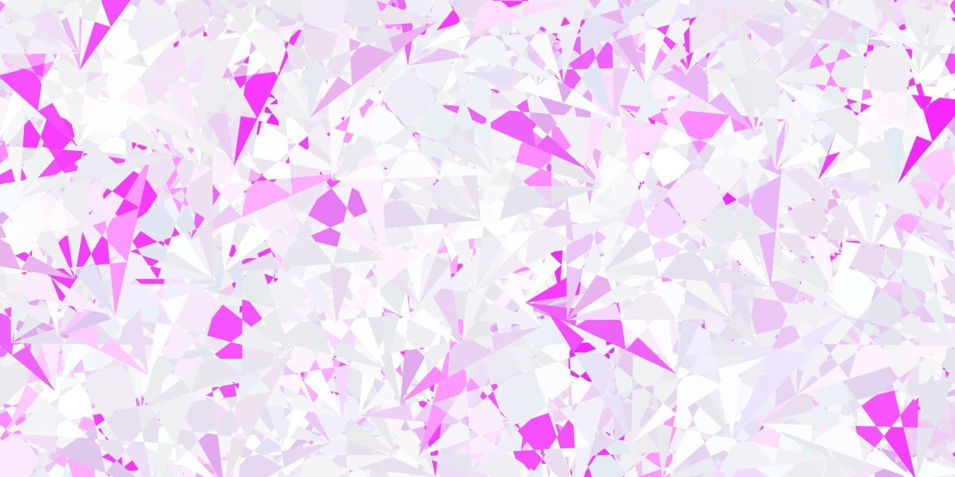 Light Purple vector pattern with polygonal shapes. 2394432 Vector Art ...