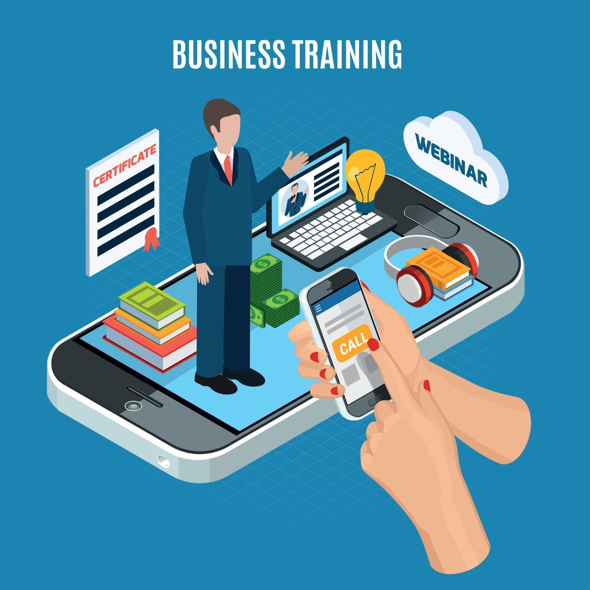 Isometric Webinar Business Training Concept Vector Illustration 2397736 ... Isometric Webinar Business Training Concept Vector Illustration 2397736 ...