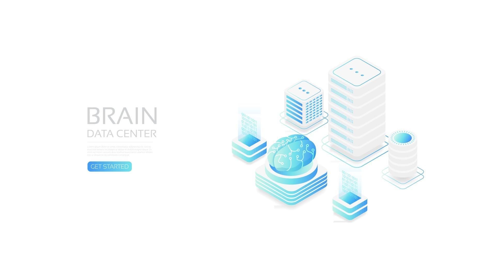 brain data server 2399680 Vector Art at Vecteezy