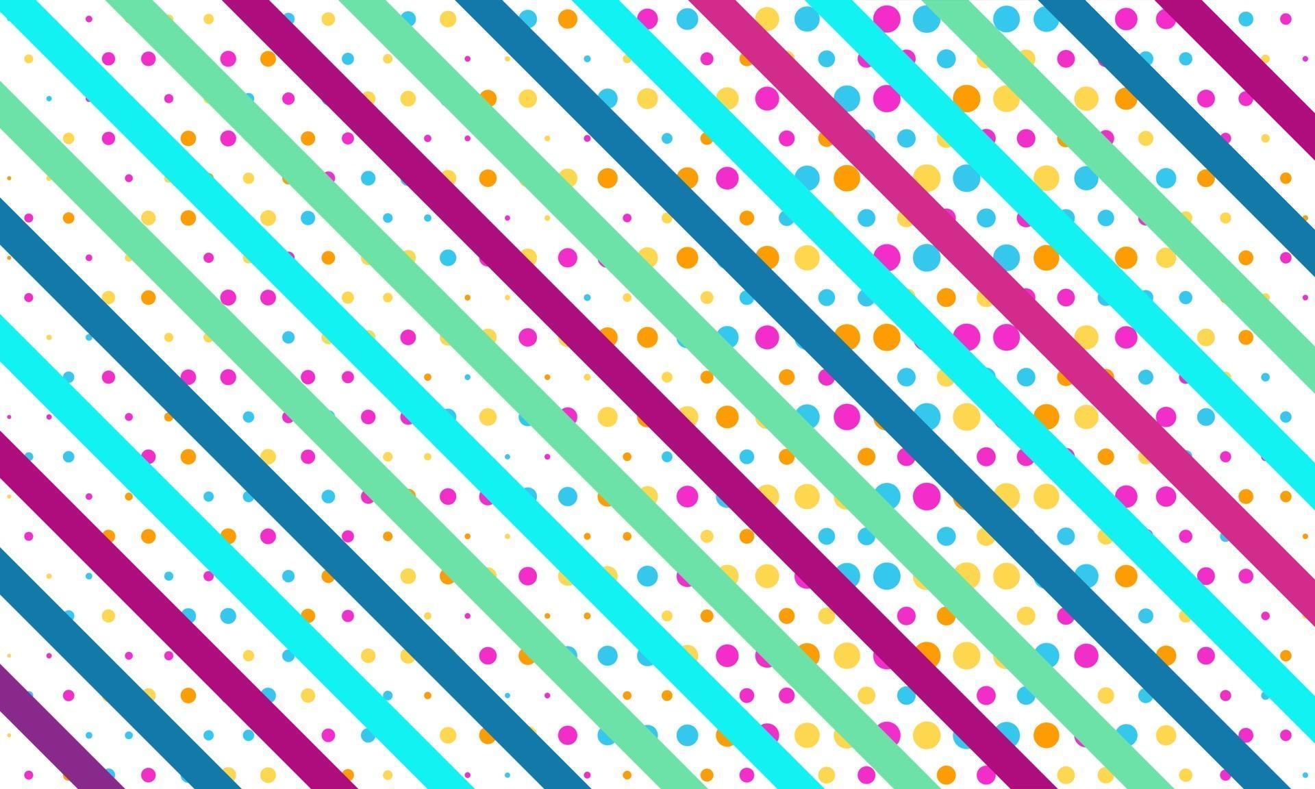 Modern Colorful Background With Dots and Stripes 2401654 Vector Art at ...