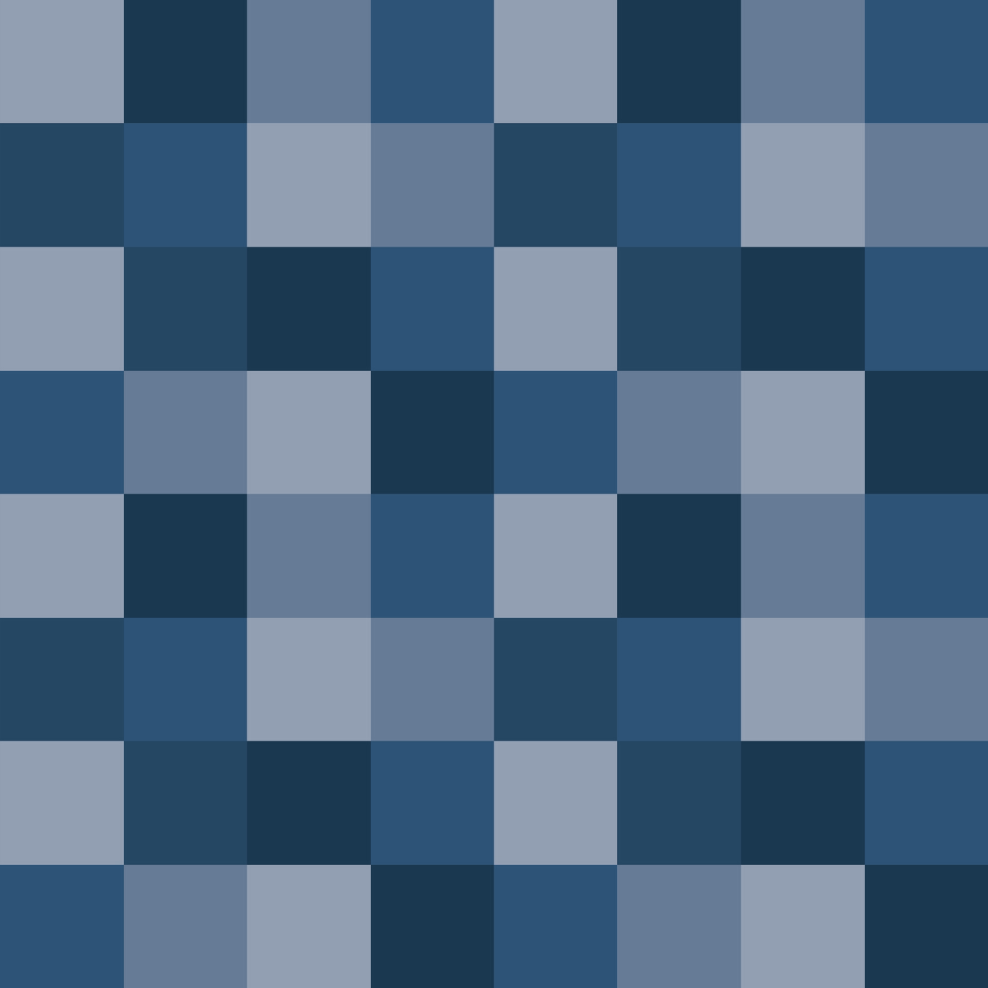Seamless repeating pattern of squares in different shades of blue ...