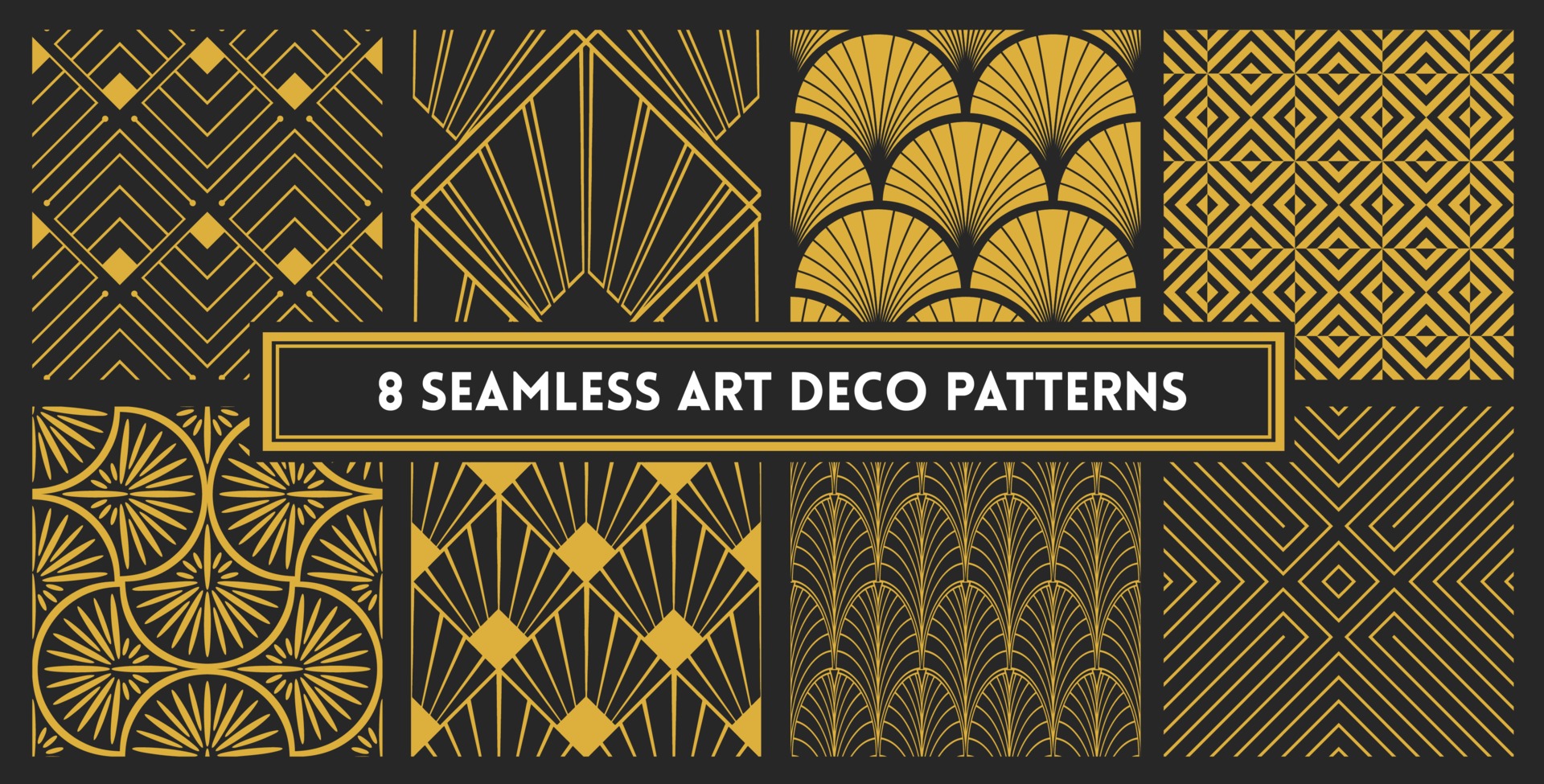 elegant art deco seamless design pattern set 2404959 Vector Art at Vecteezy elegant art deco seamless design pattern set 2404959 Vector Art at Vecteezy