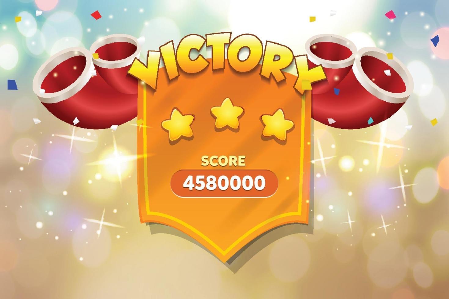 Level Selection Game Menu Scene With Buttons Loading Bar And Stars Pro Vector 2405131 Vector Art