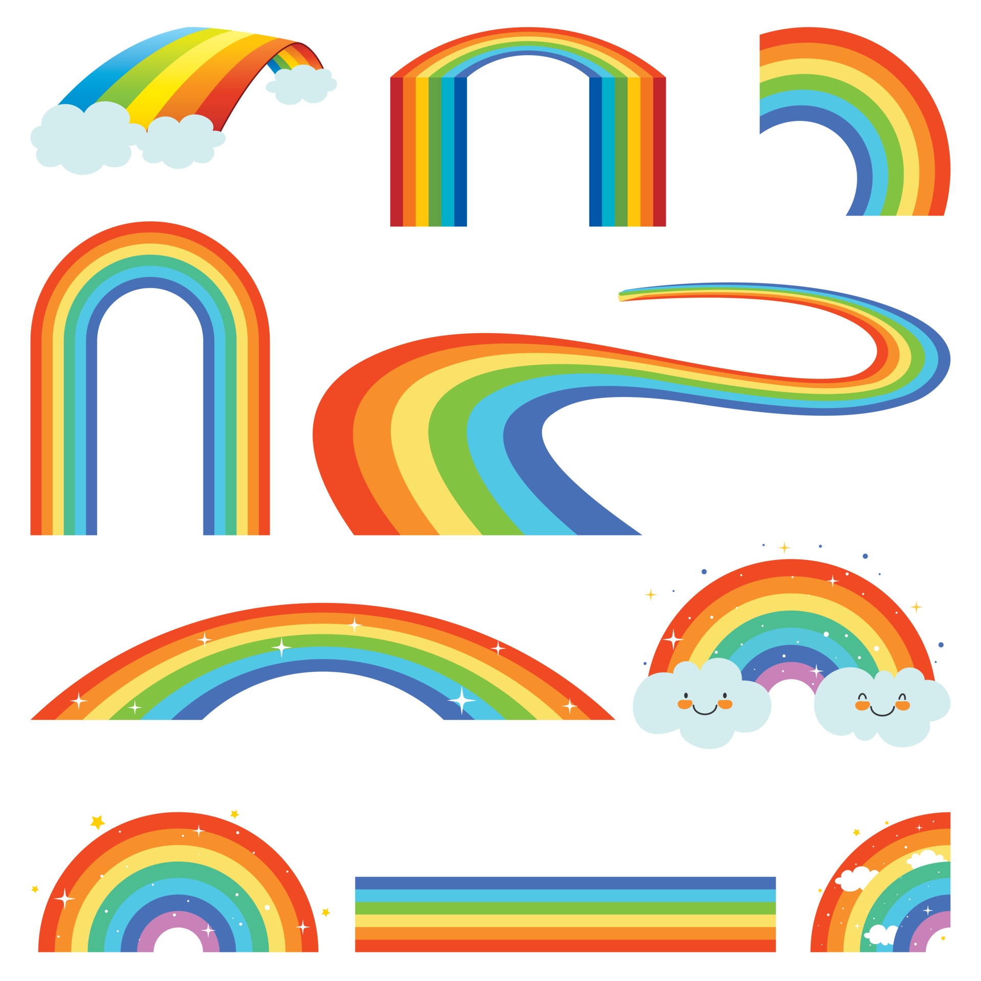 Concept Of A Colorful Rainbow 2405698 Vector Art at Vecteezy