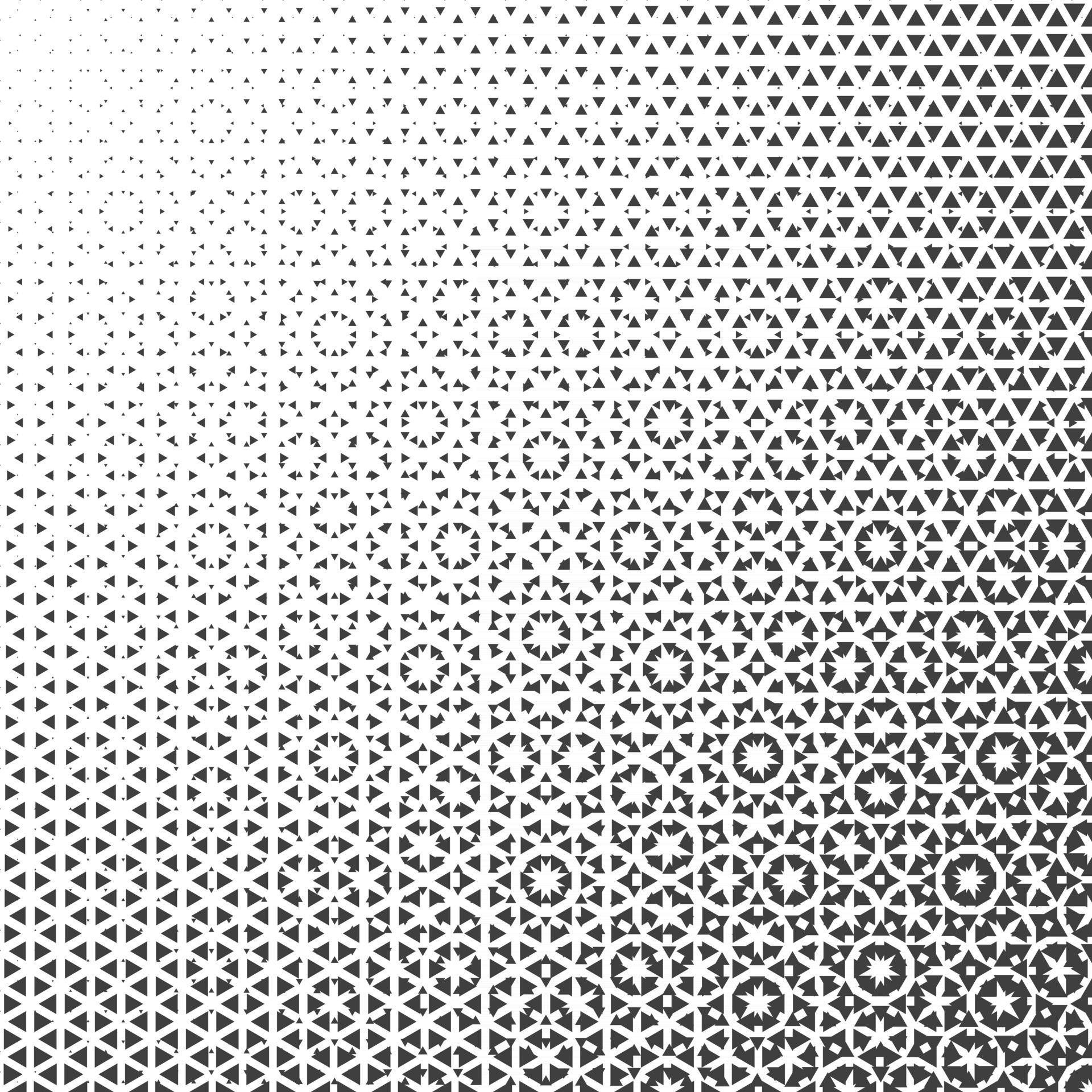 Abstract Geometric Graphic Design Print Halftone Triangle Pattern Background 2406186 Vector Art