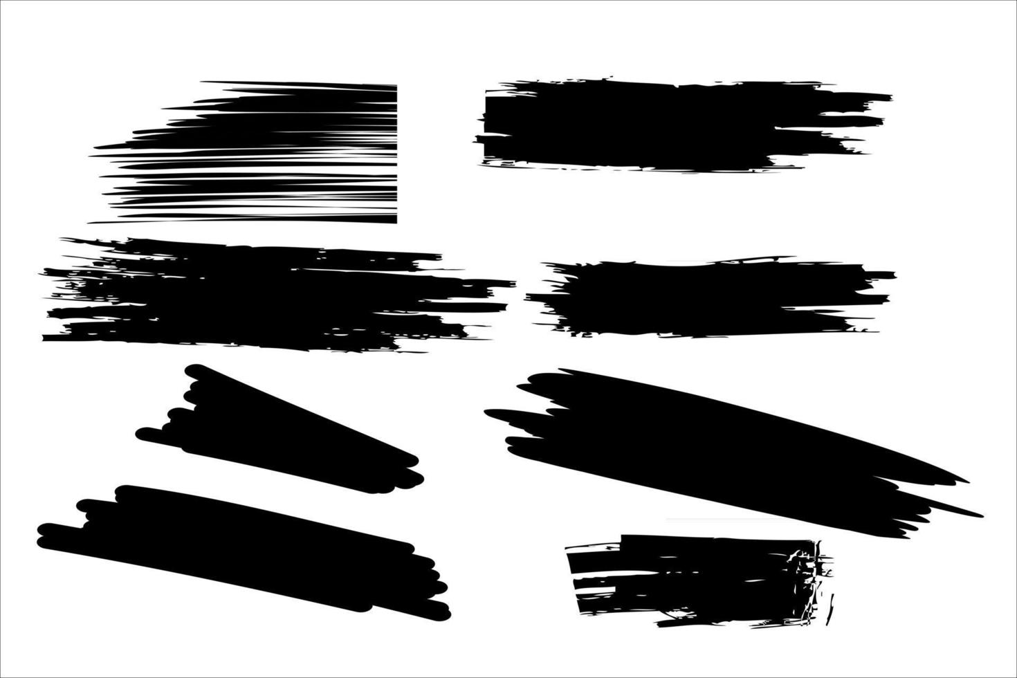 eight grunge brush 2407399 Vector Art at Vecteezy