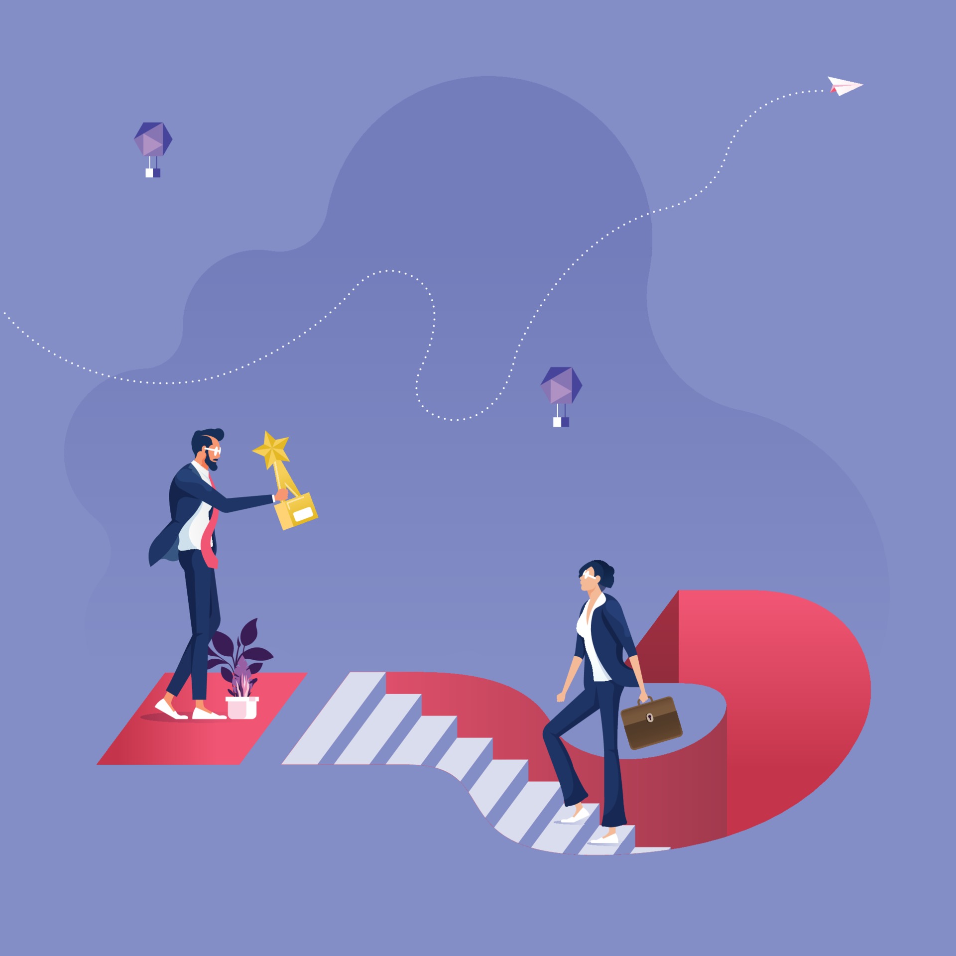 Businesswoman Solving Problem Vector. Problem Solution concept 2409416 ... Businesswoman Solving Problem Vector. Problem Solution concept 2409416 ...