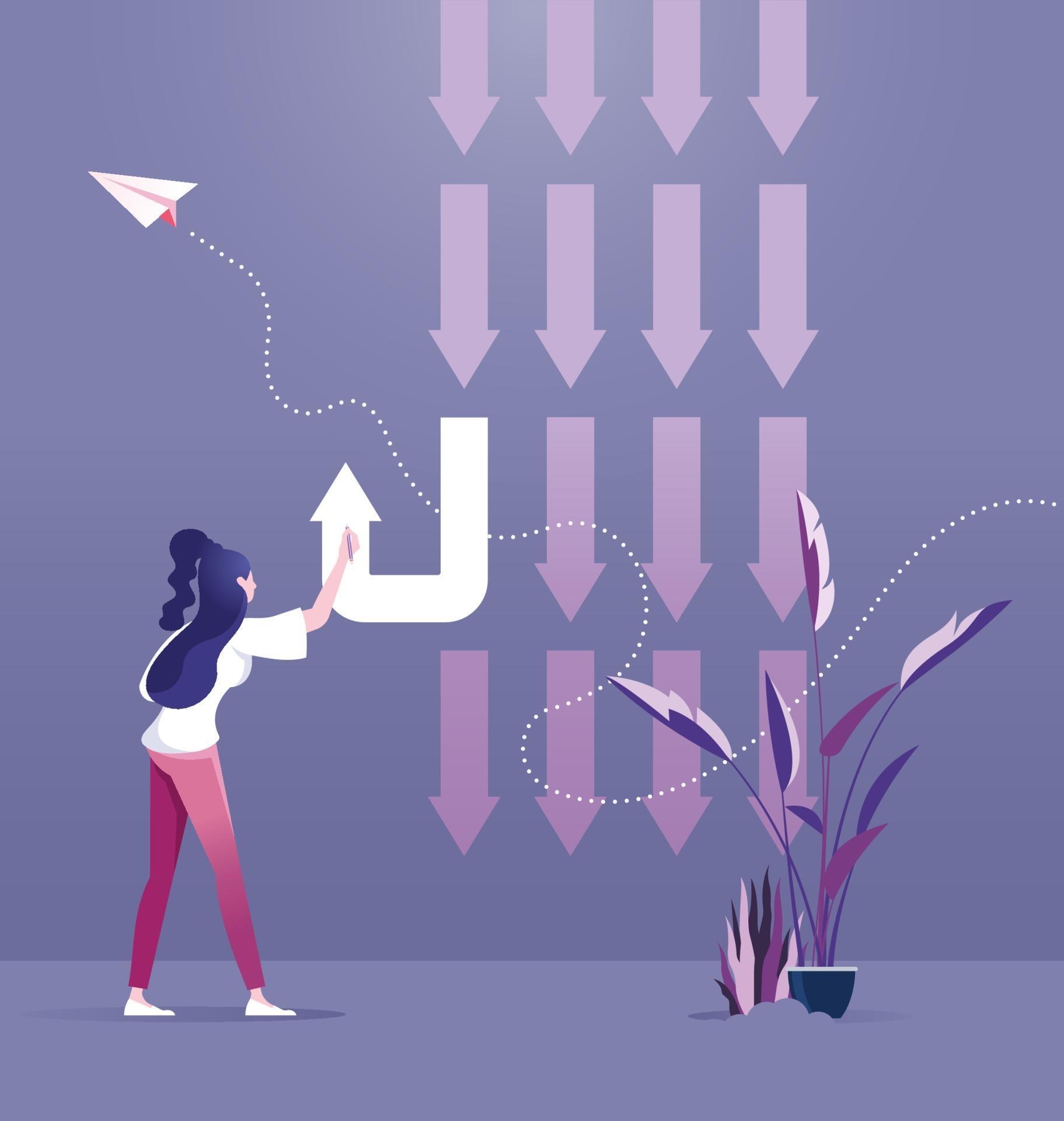 Different thinking concept 2409449 Vector Art at Vecteezy