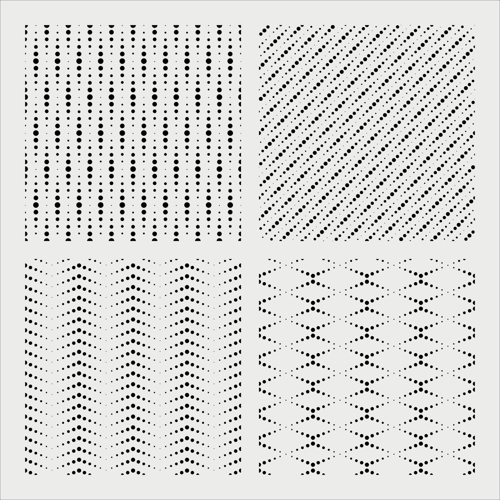 dots pattern set 2422014 Vector Art at Vecteezy