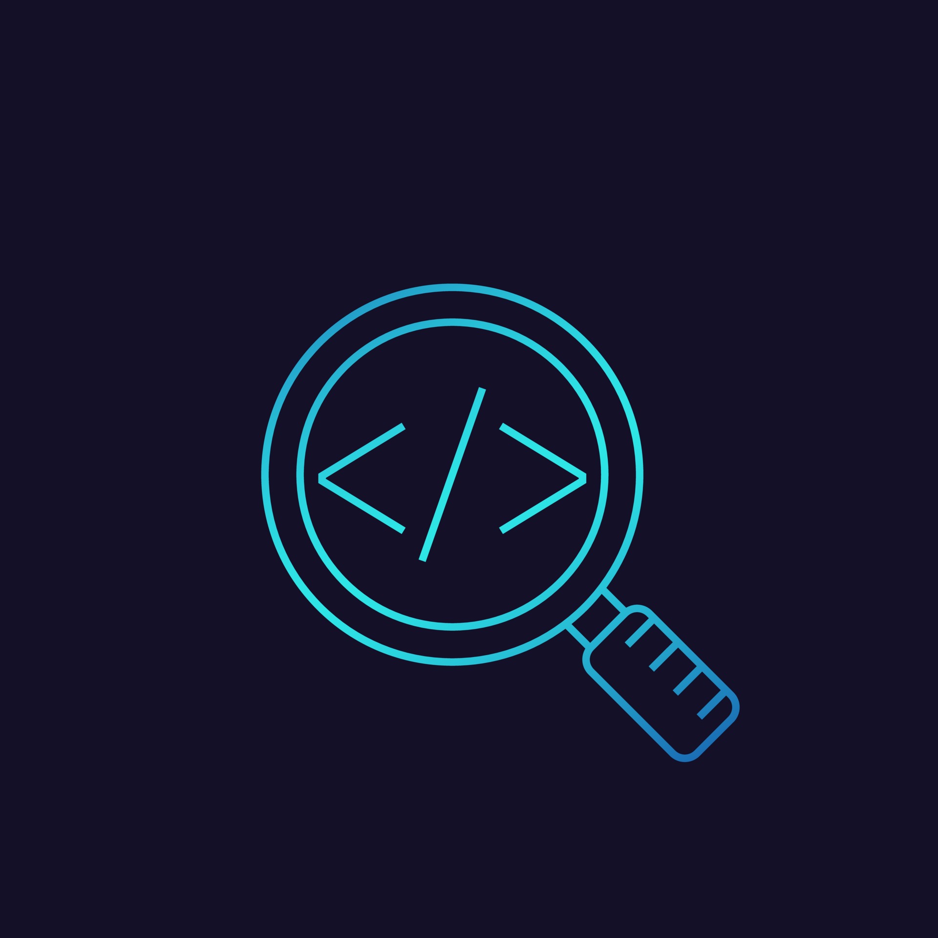 Code review vector linear icon 2425331 Vector Art at Vecteezy