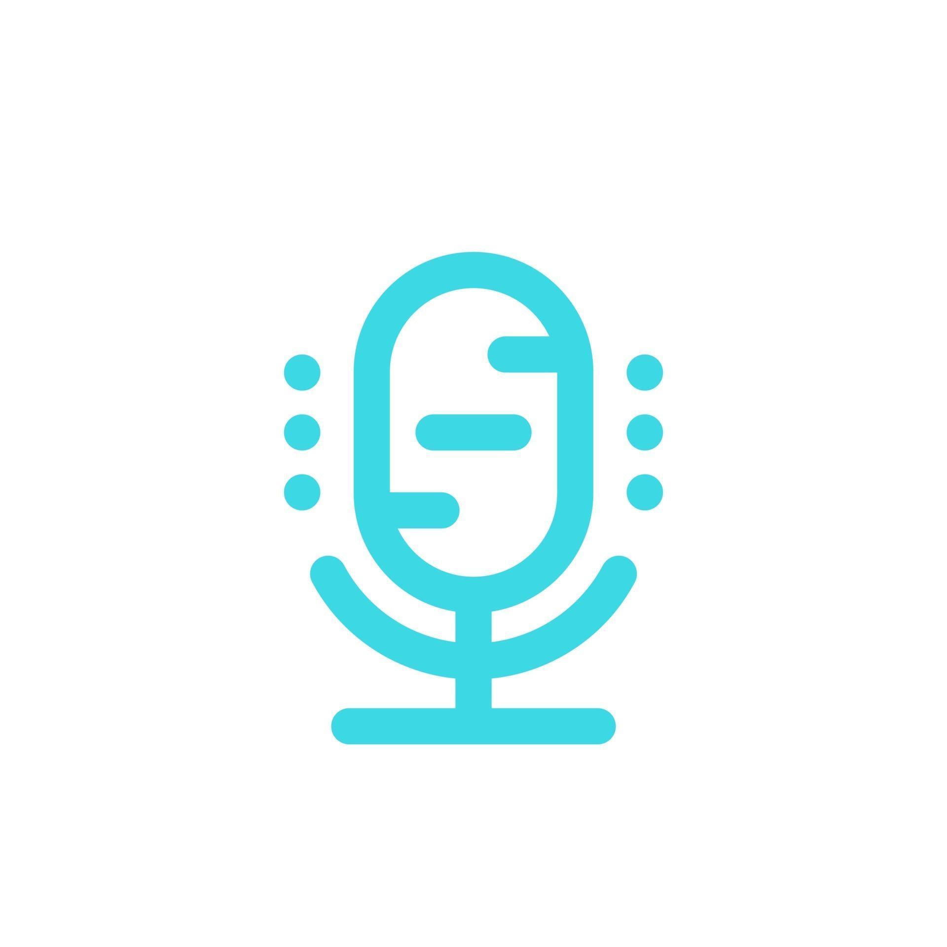 microphone and speech recognition icon on white 2425448 Vector Art at ...