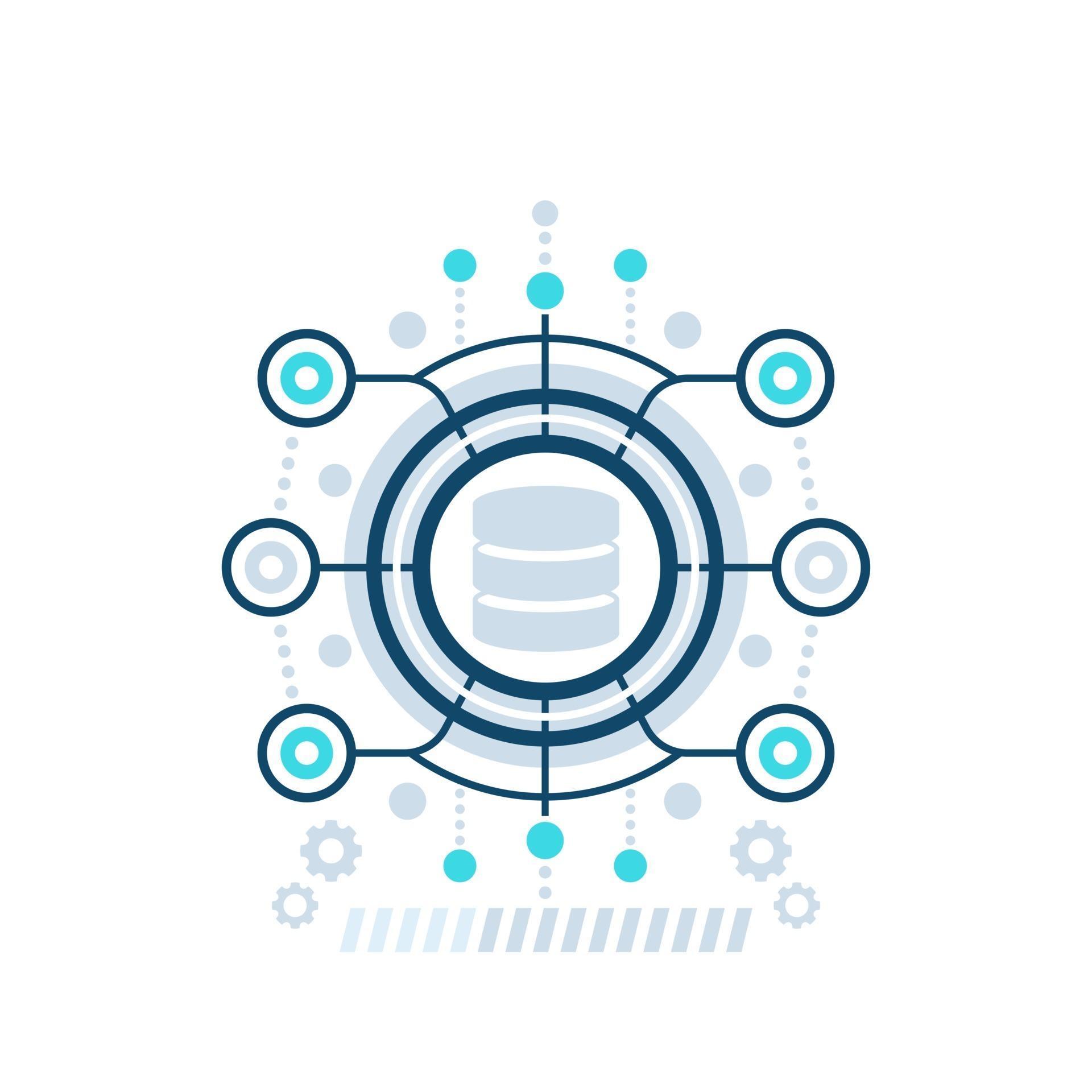 Data Mining And Collecting Vector Illustration 2425489 Vector Art At