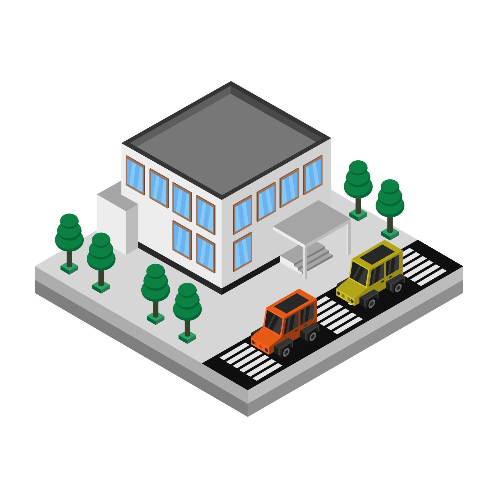 Isometric Market On White Background 2425538 Vector Art at Vecteezy Isometric Market On White Background 2425538 Vector Art at Vecteezy