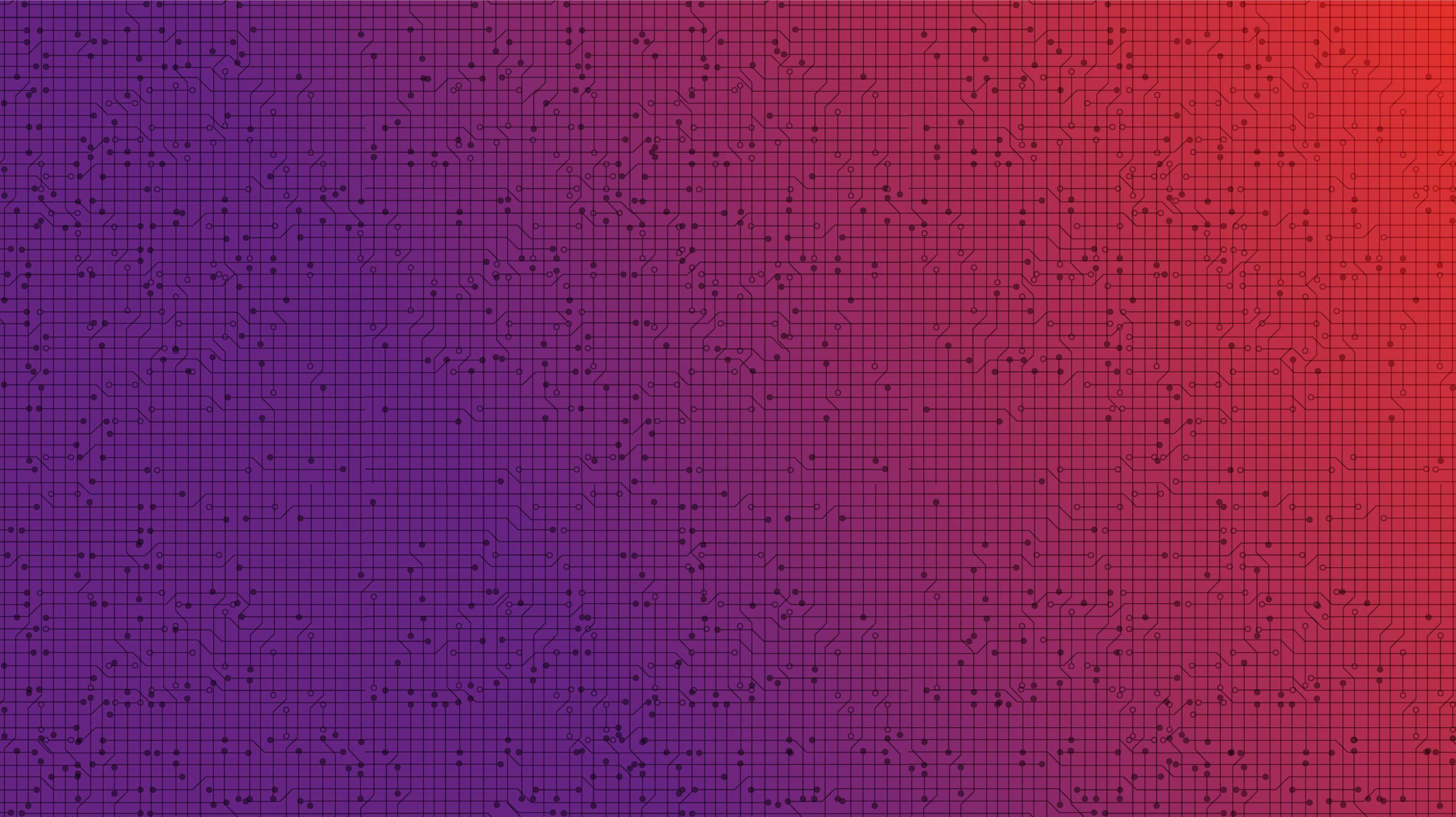 Purple Circuit Microchip Technology On Future Background 2425556 Vector