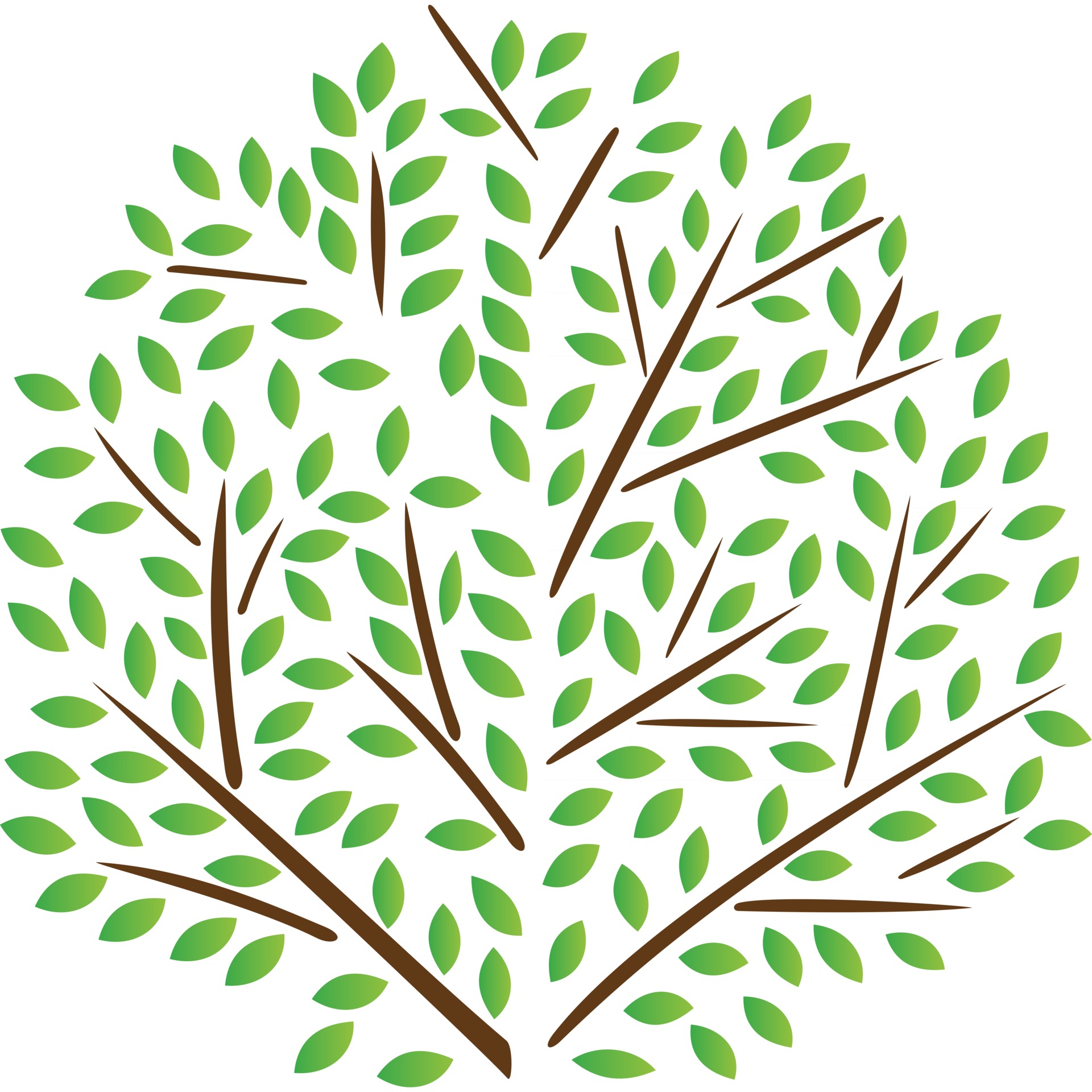 Creative Tree Branch with Leaves Vector Art 2433237 Vector Art at Vecteezy