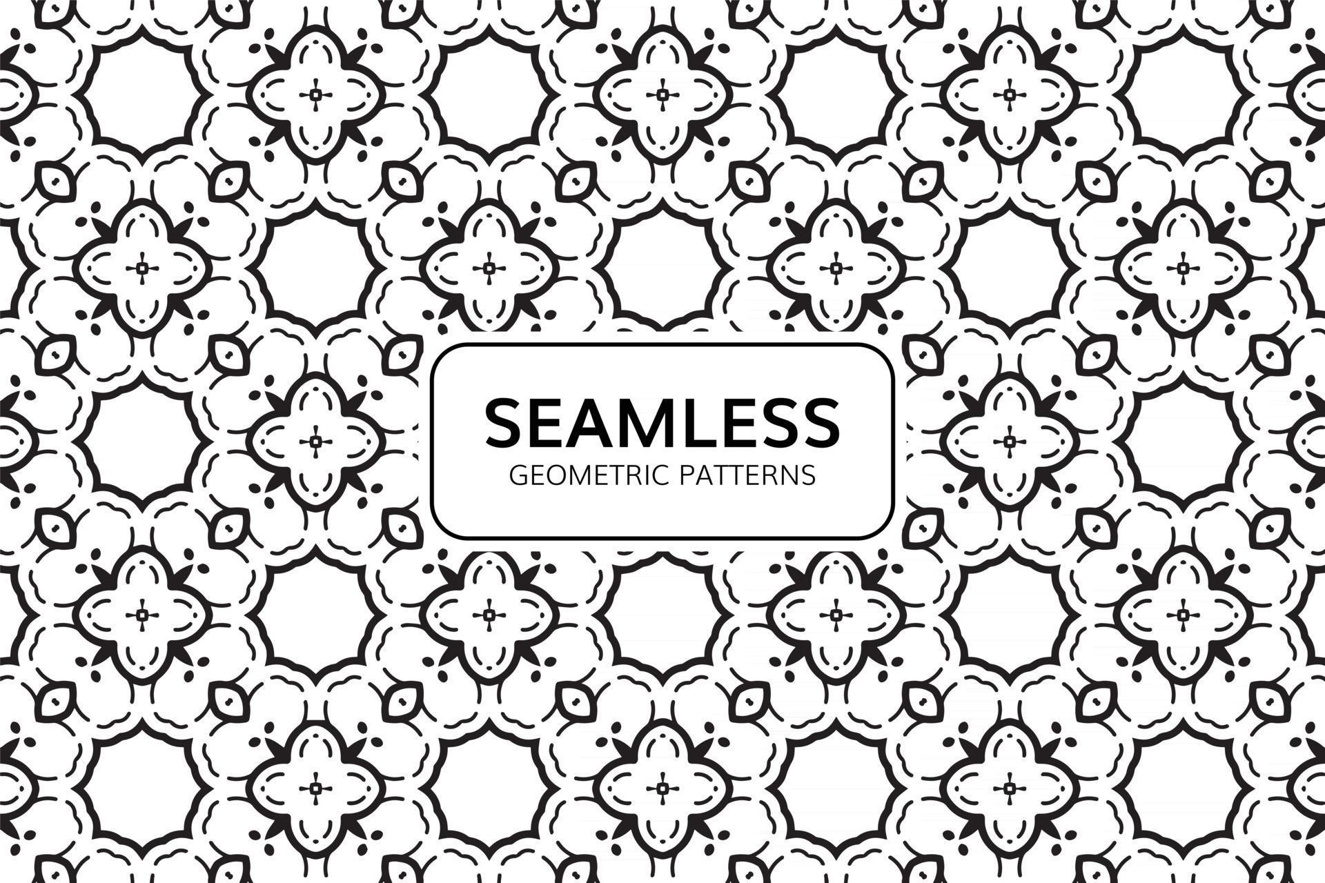 Abstract Geometric Seamless Pattern Background 2434718 Vector Art at ...